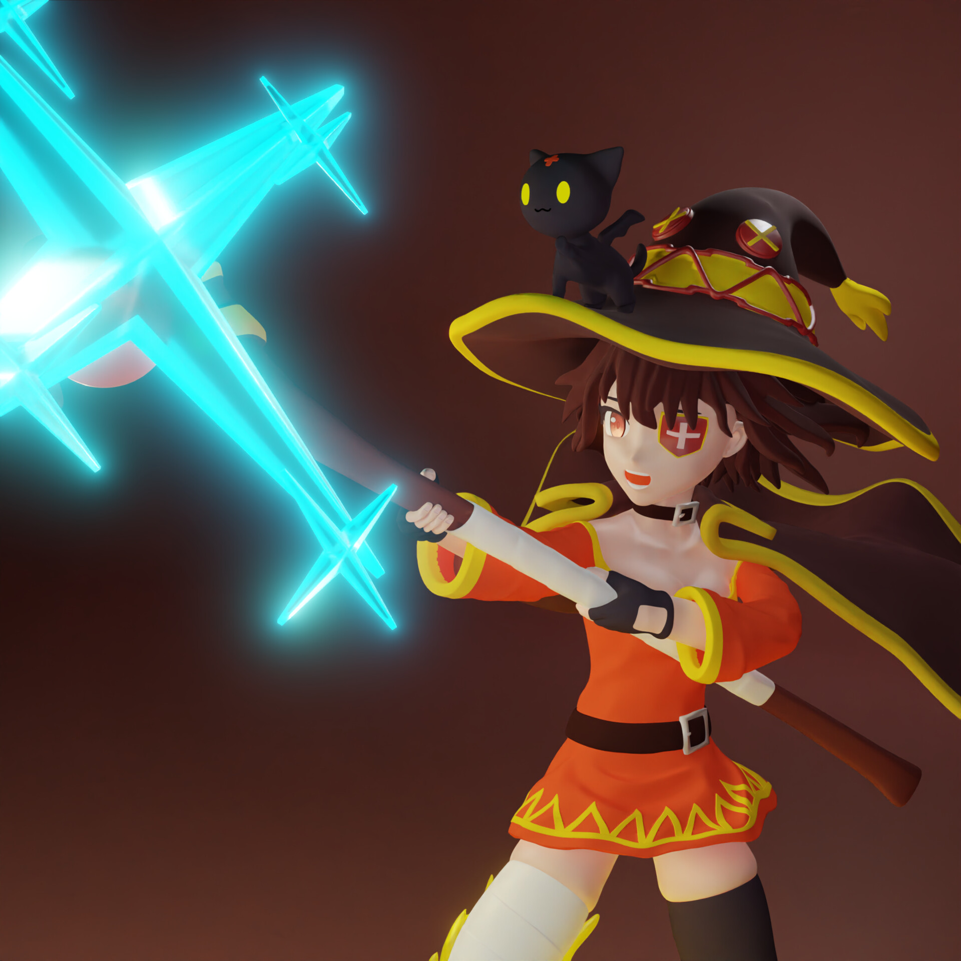 ArtStation - Megumin figure for 3d print