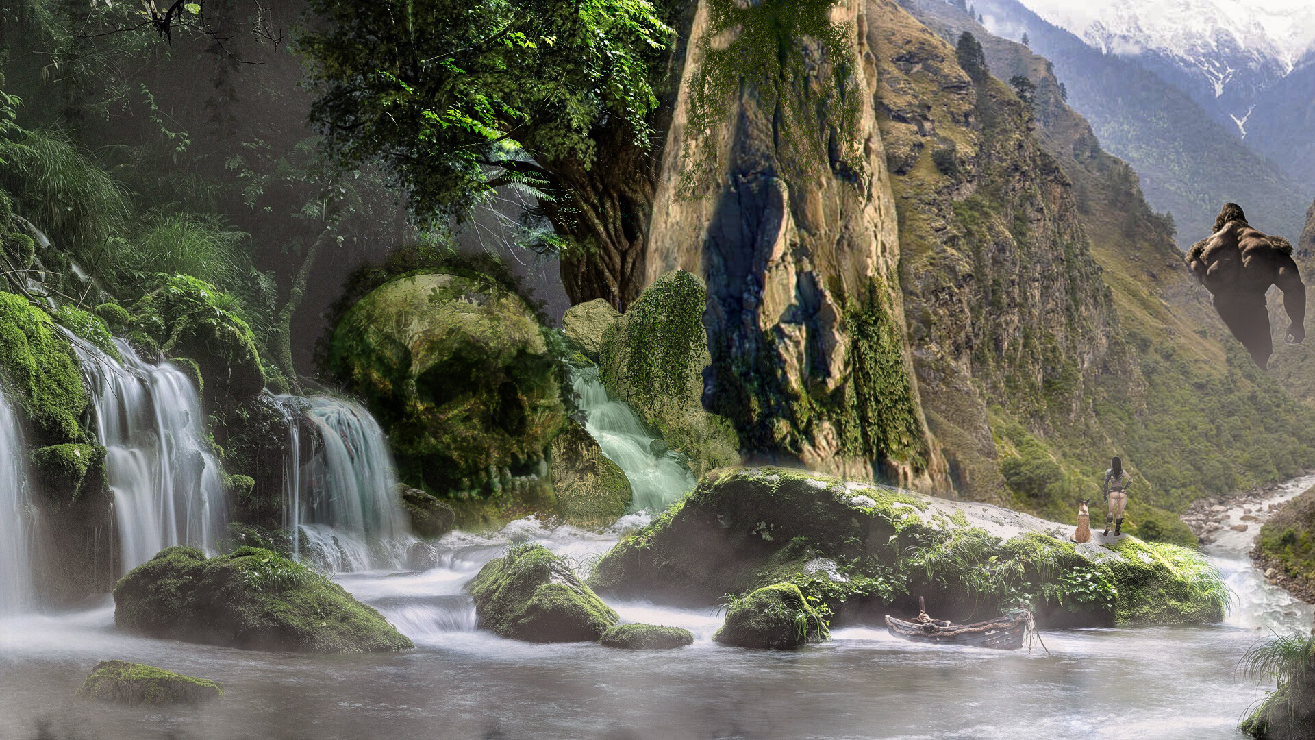 ArtStation - A Giants Resting Place