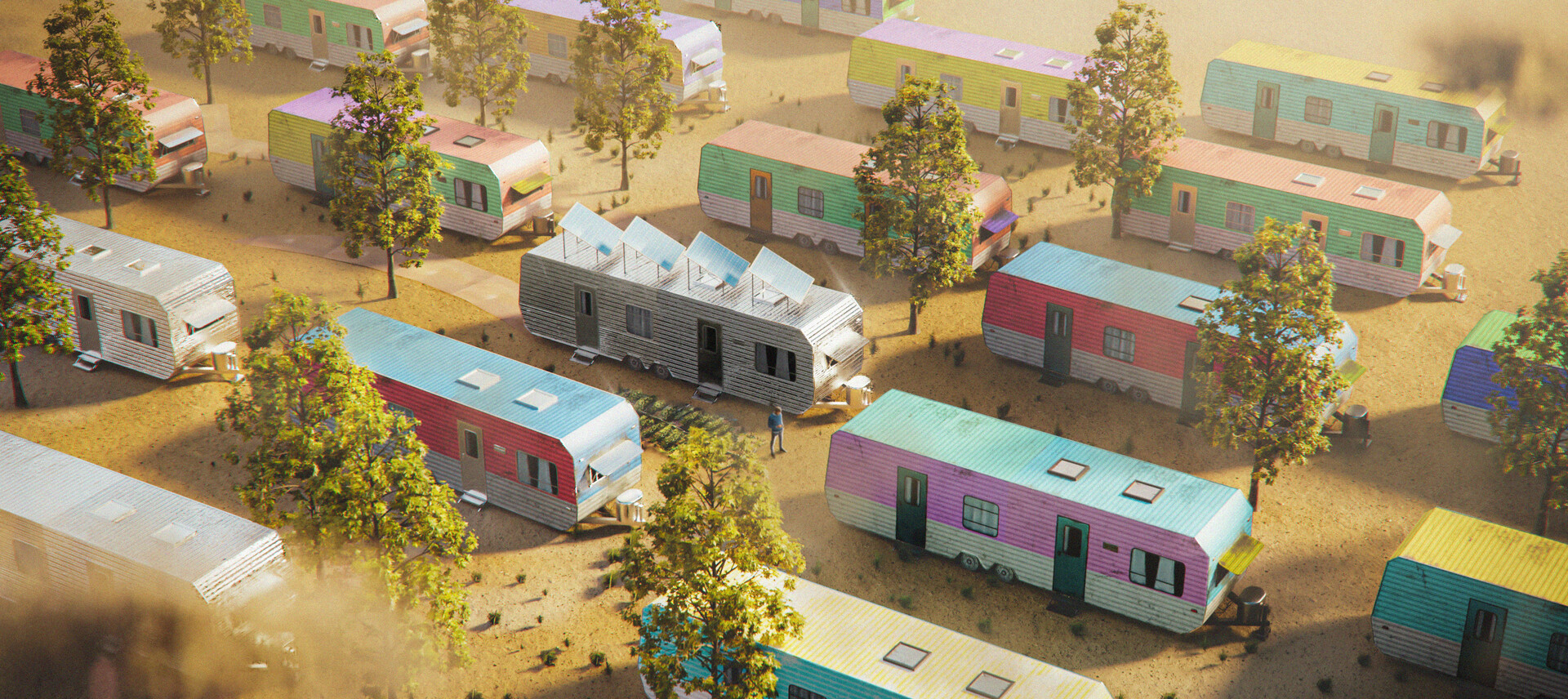 ArtStation - Retro Trailer Park