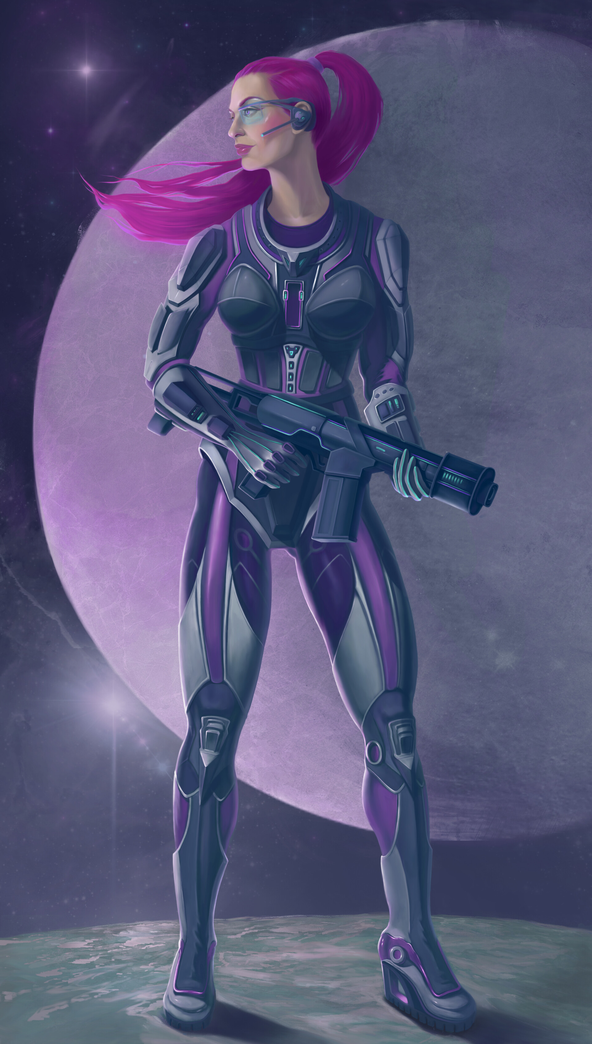 ArtStation - Space girl