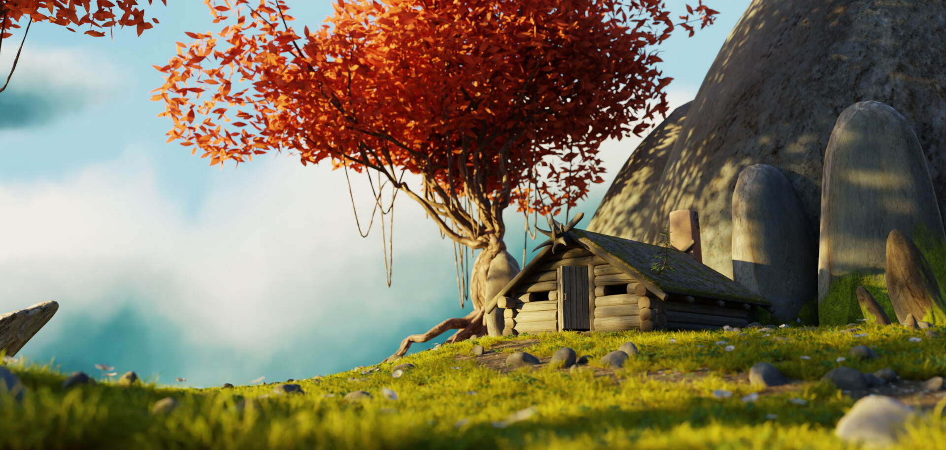 ArtStation - Stylized 3D Environment in Blender