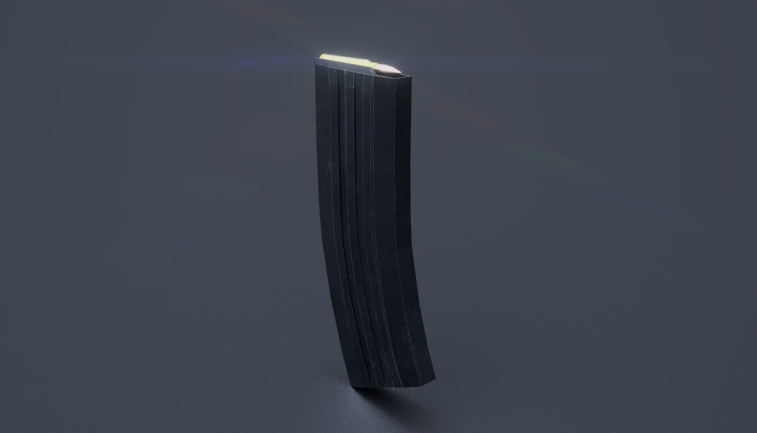 ArtStation - Rifle Magazine 3D Model