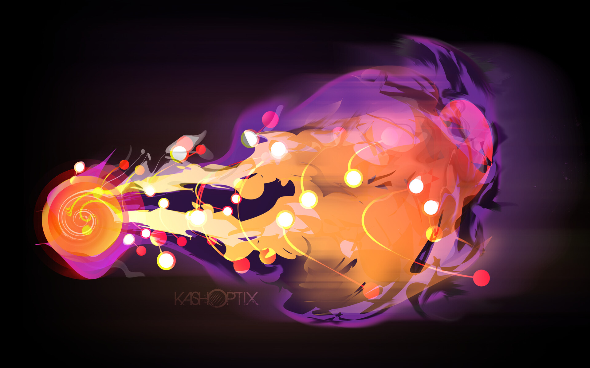 ArtStation - Abstract Fireball Concept