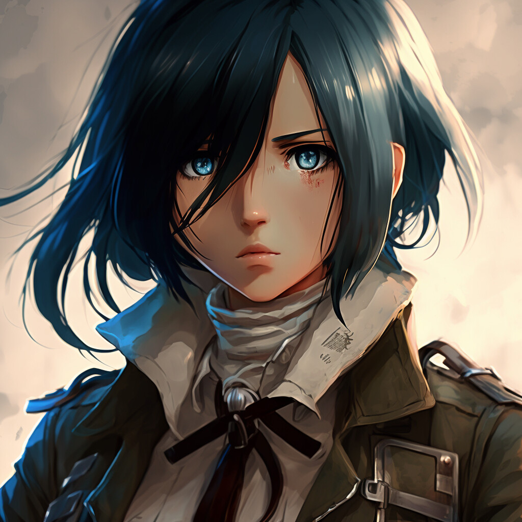 ArtStation - mikasa encourages eren