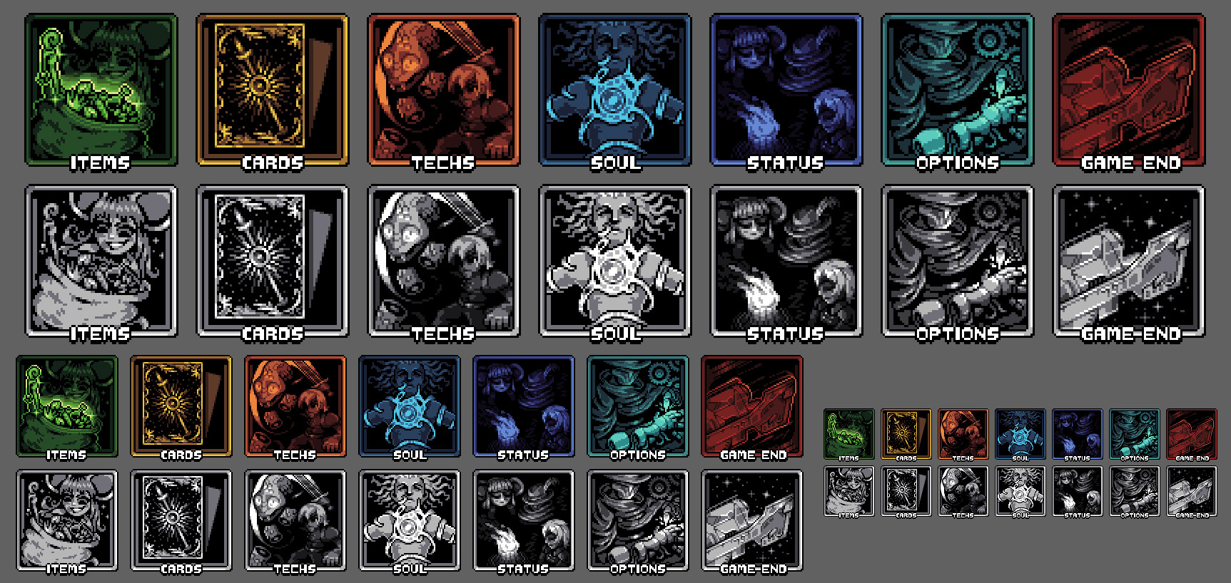 ArtStation - Menu Icons - Commission