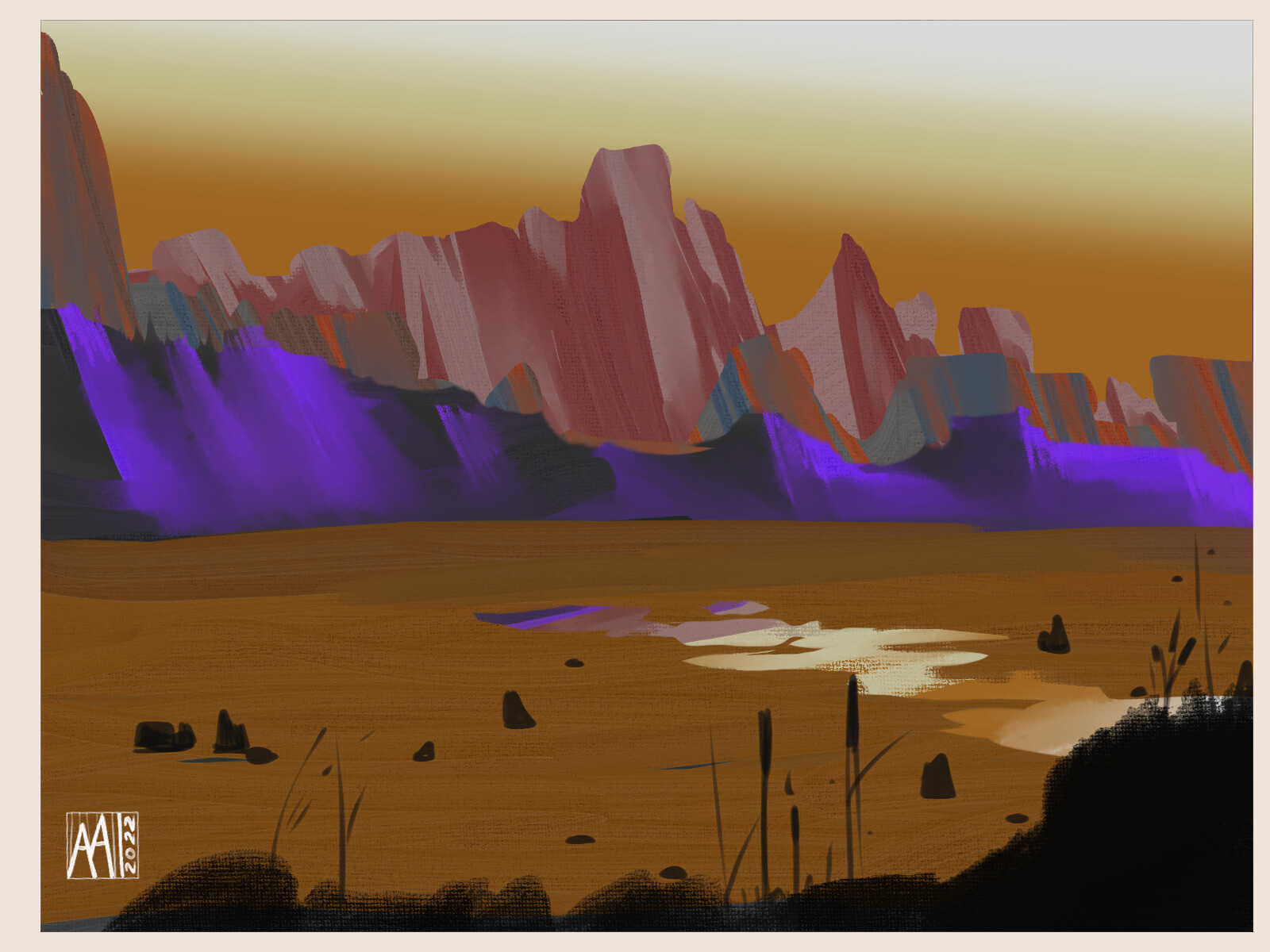 ArtStation - Desert Environment Practice