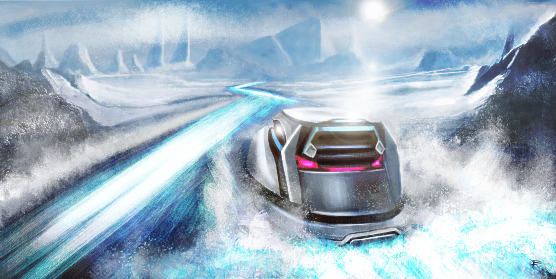 ArtStation - Racing Boat Concept Image