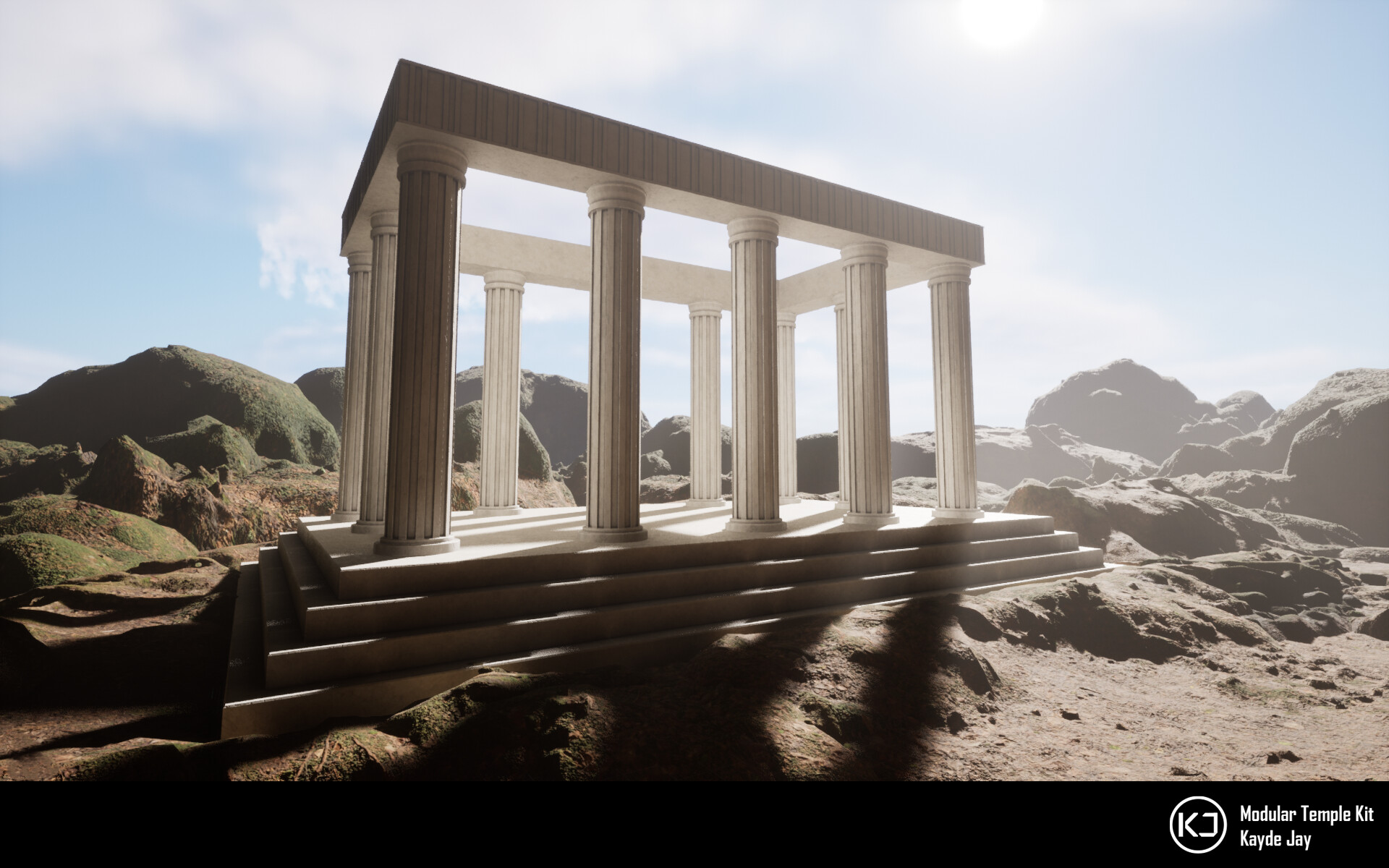 ArtStation - Modular Temple Kit