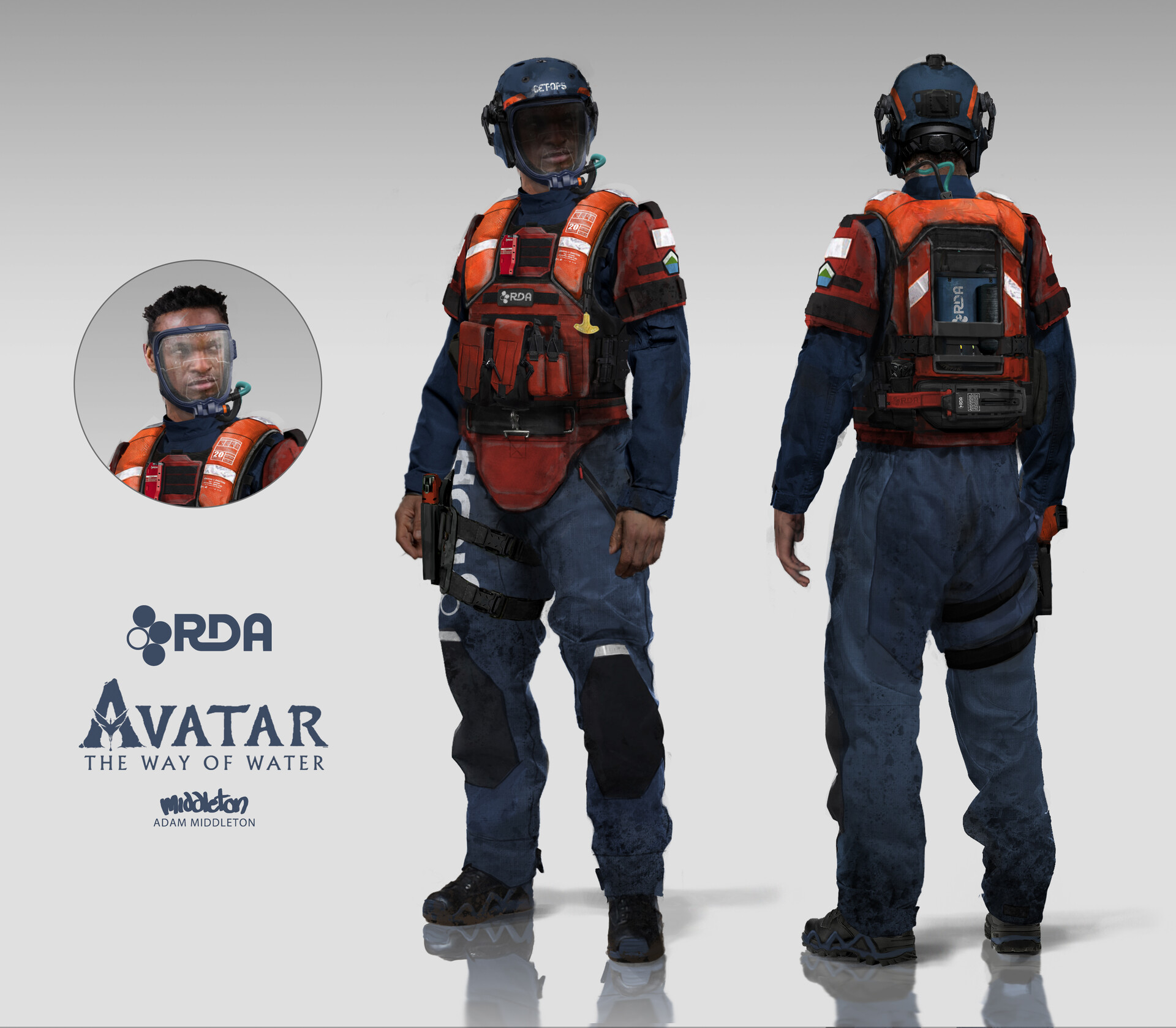 Adam J. Middleton - Avatar: The Way of Water - RDA Navy Crewman