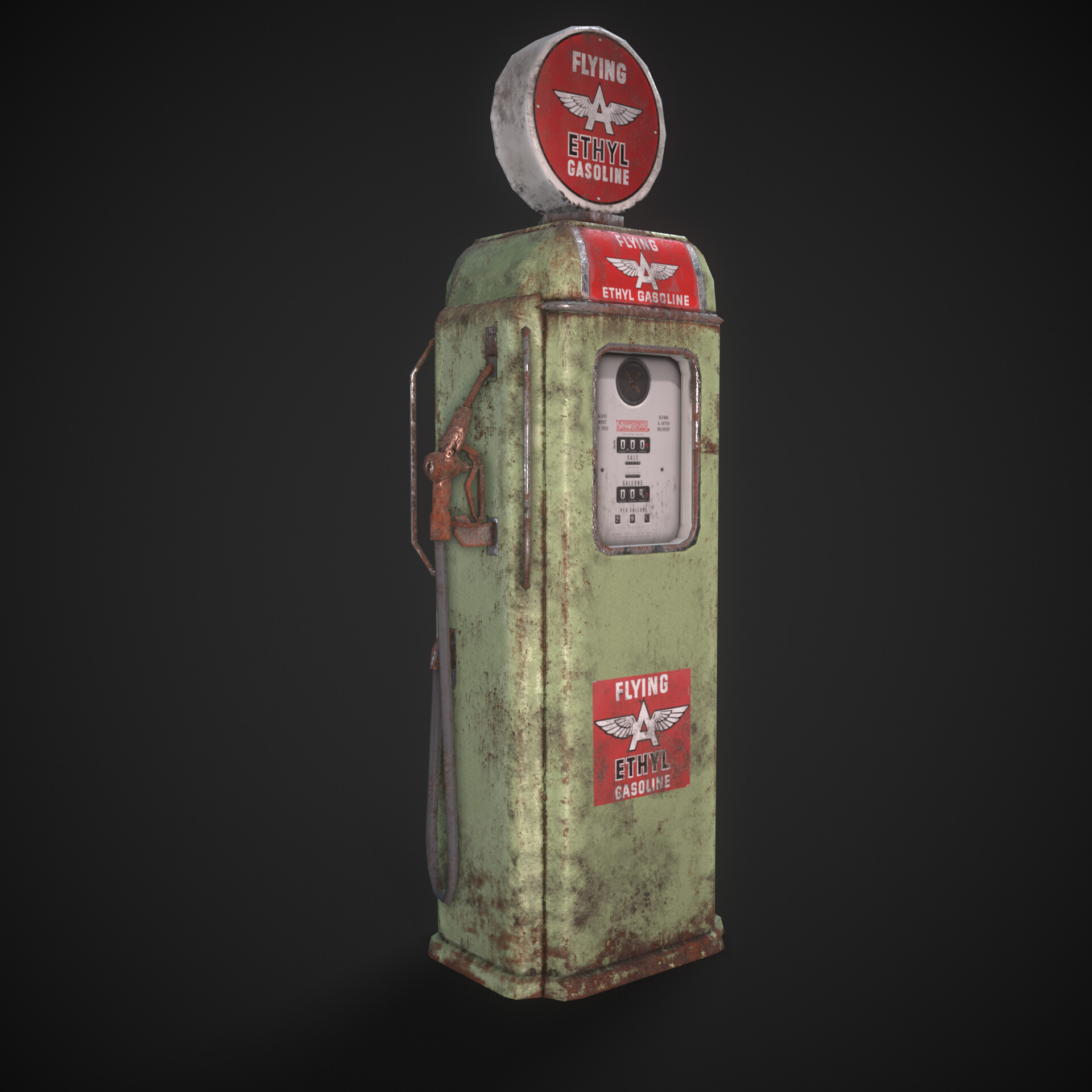 Flying A Gasoline Pump