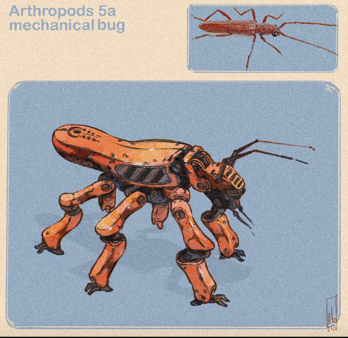 ArtStation - insect robot concept