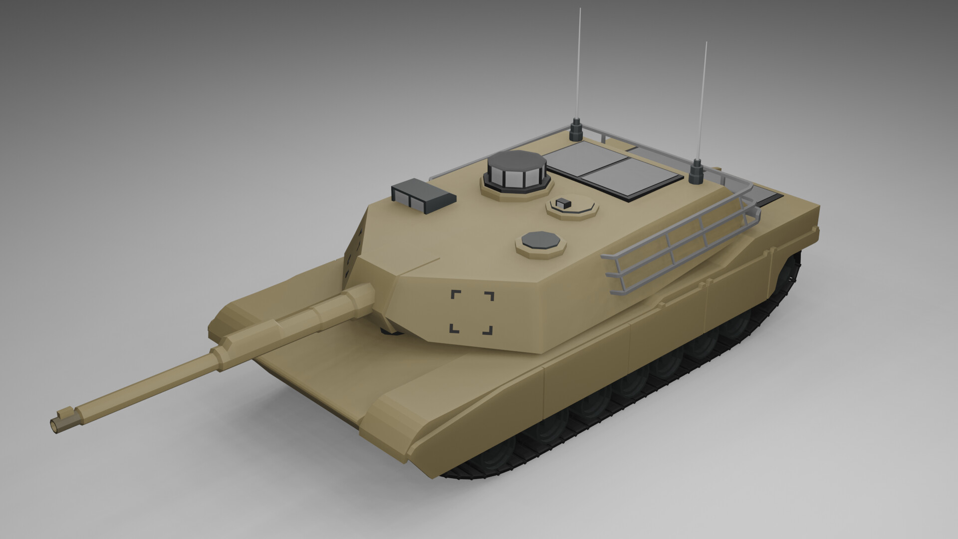 ArtStation - Low Poly Tank