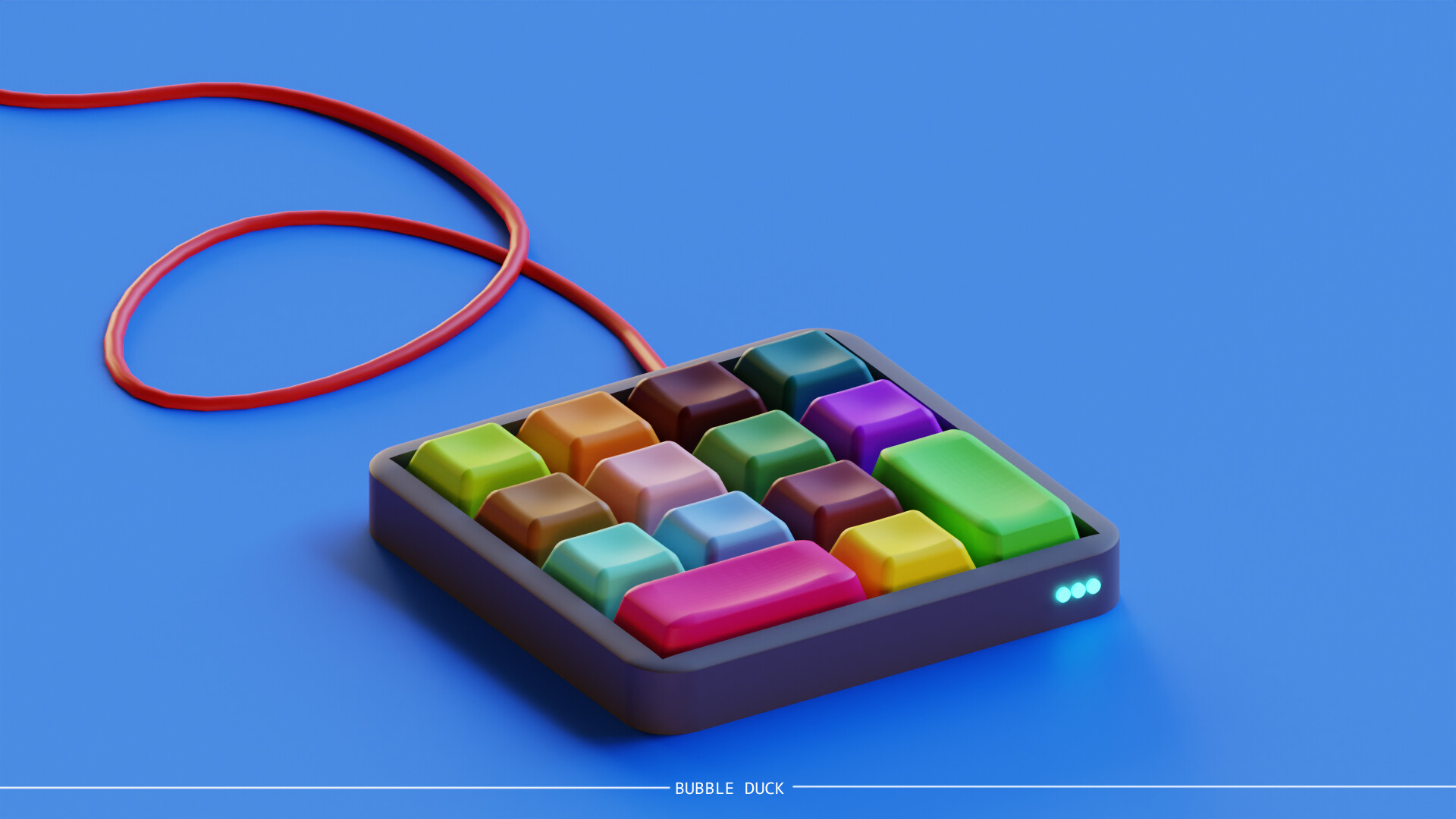 ArtStation - Multi-colored keyboard