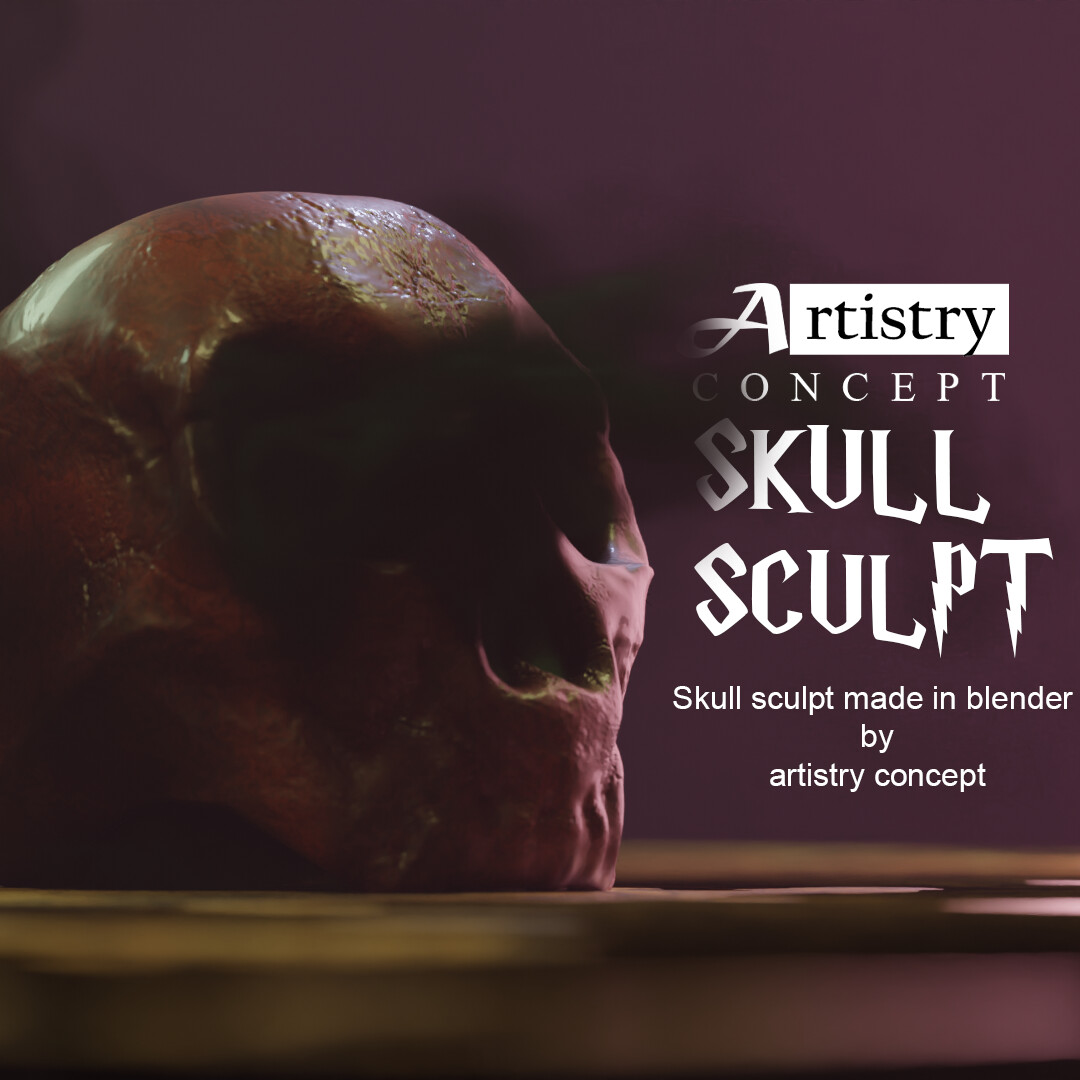 ArtStation - Macabre Beauty: A Hauntingly Realistic 3D Skull Model by ...