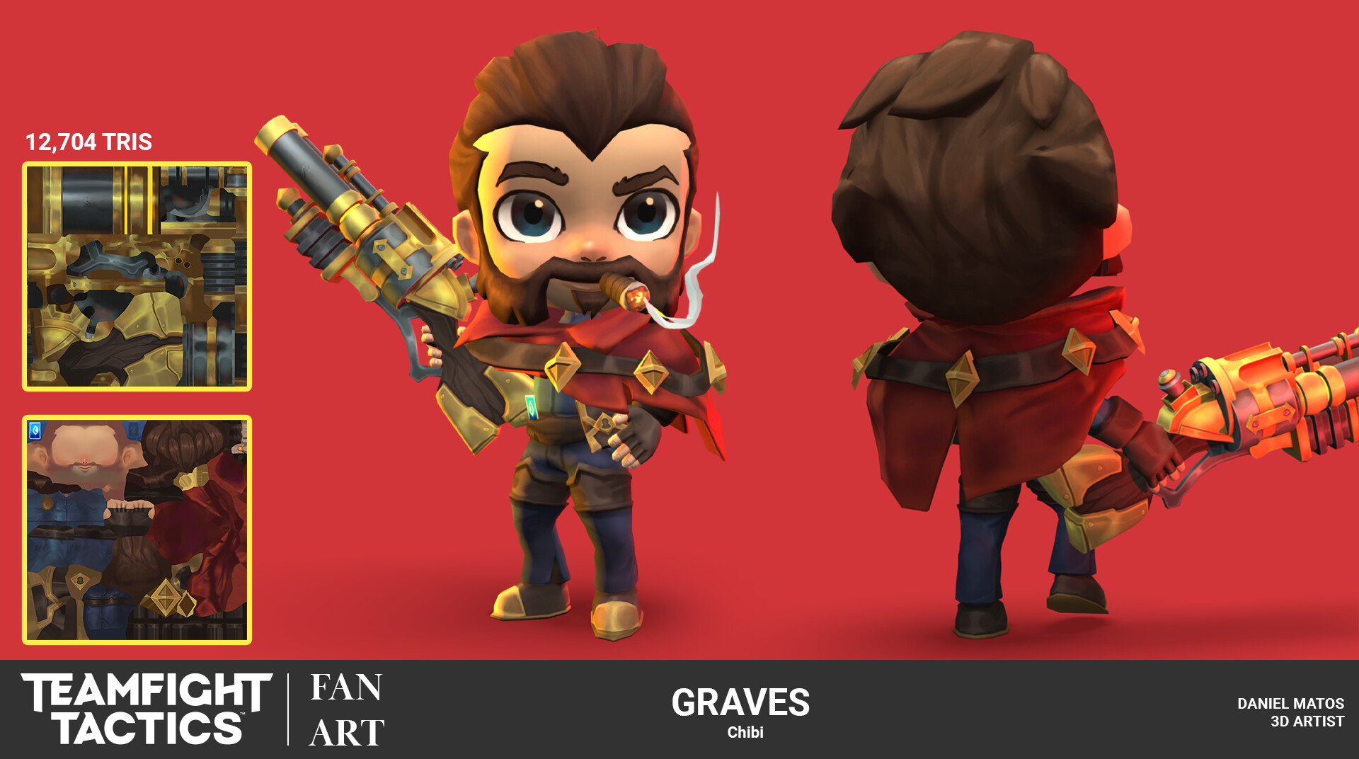 Daniel Matos - Chibi Graves Fan Art