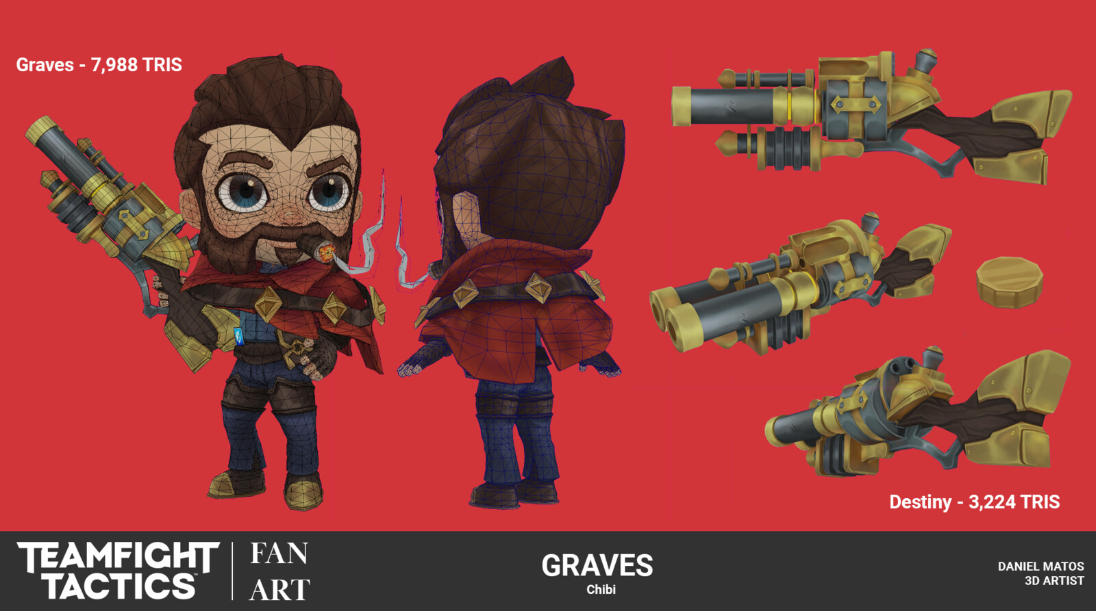 Daniel Matos - Chibi Graves Fan Art