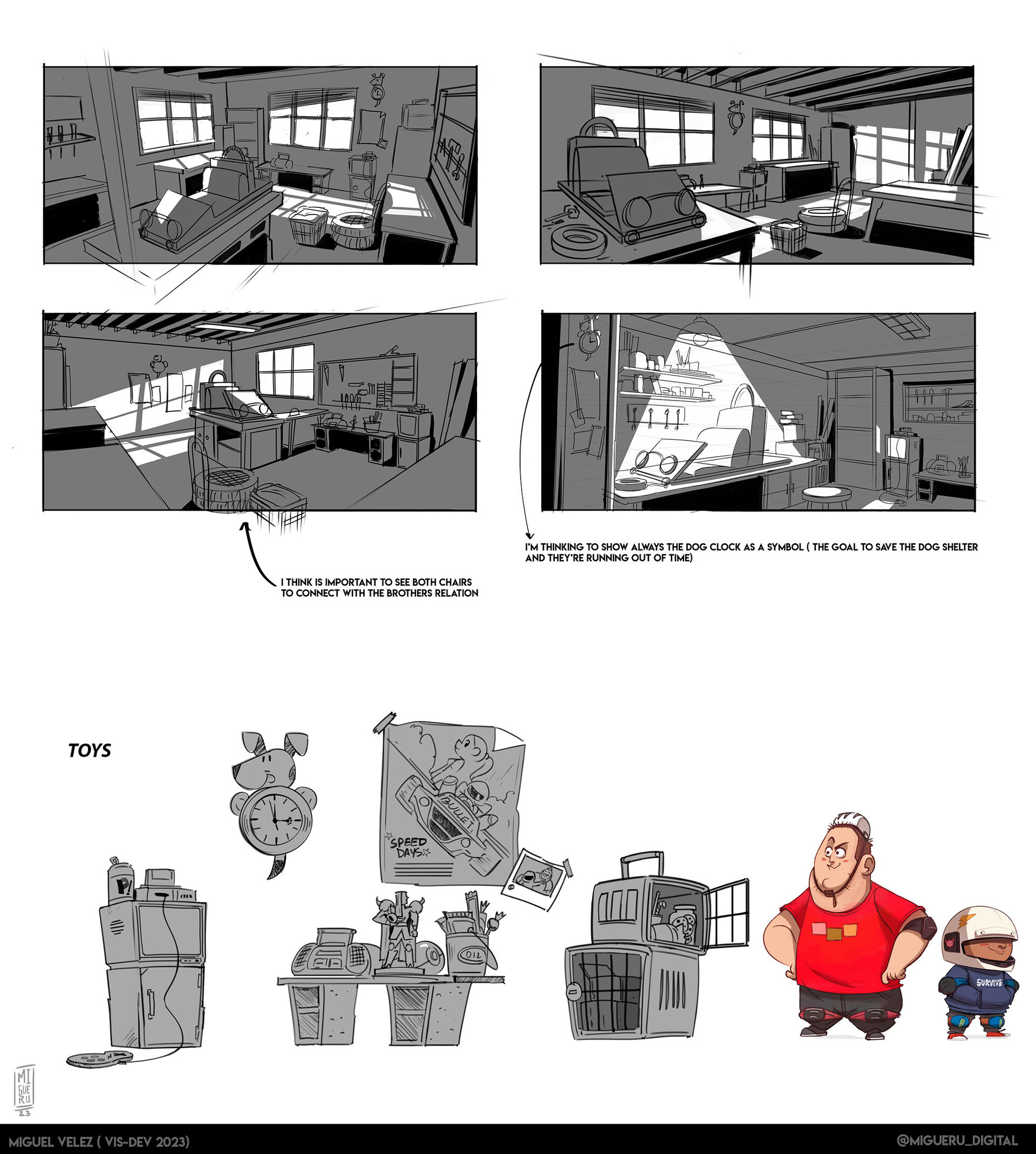 MIGUERU ART - Wooden Go kart race ( visual development project)