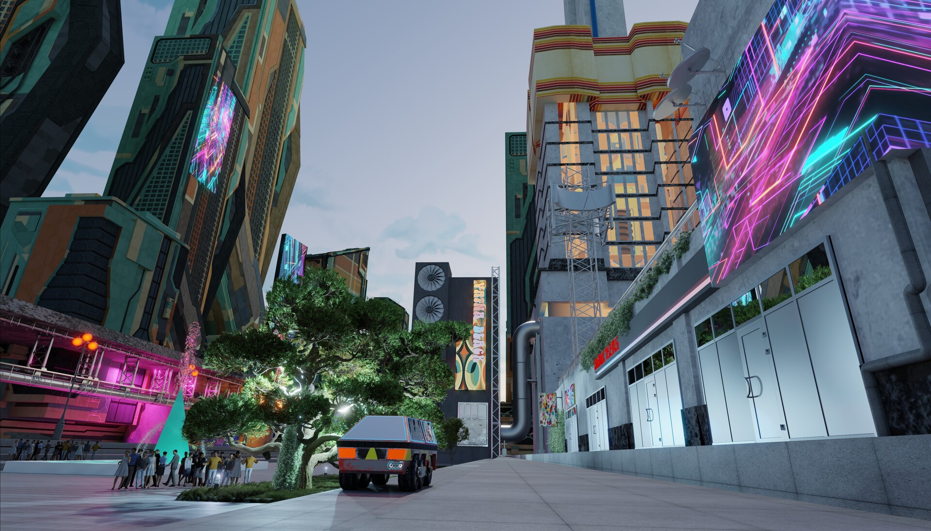 ArtStation - Groovy City