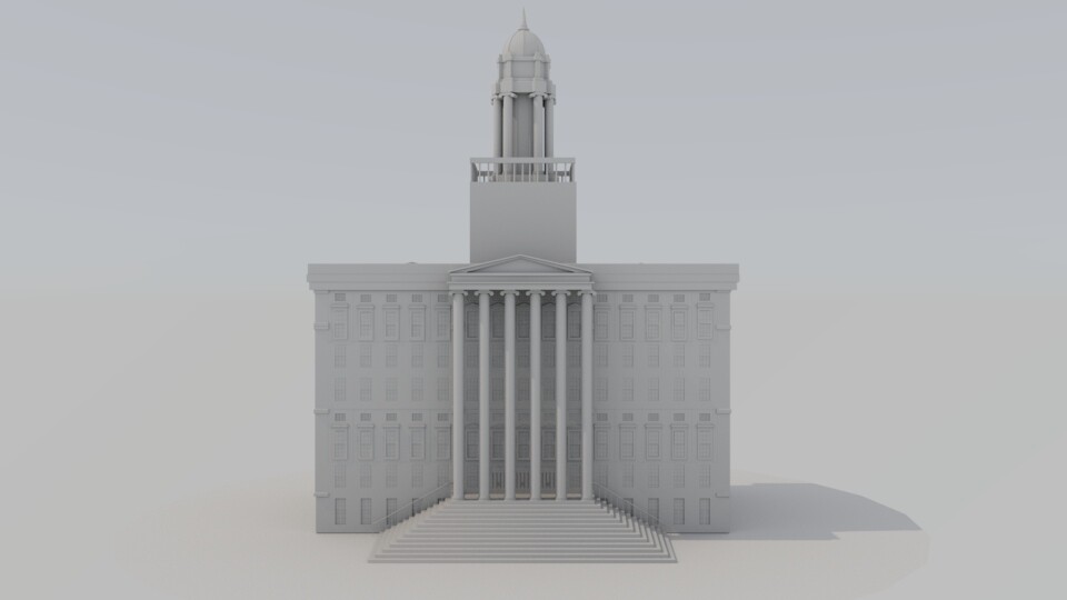 ArtStation - City hall Revision