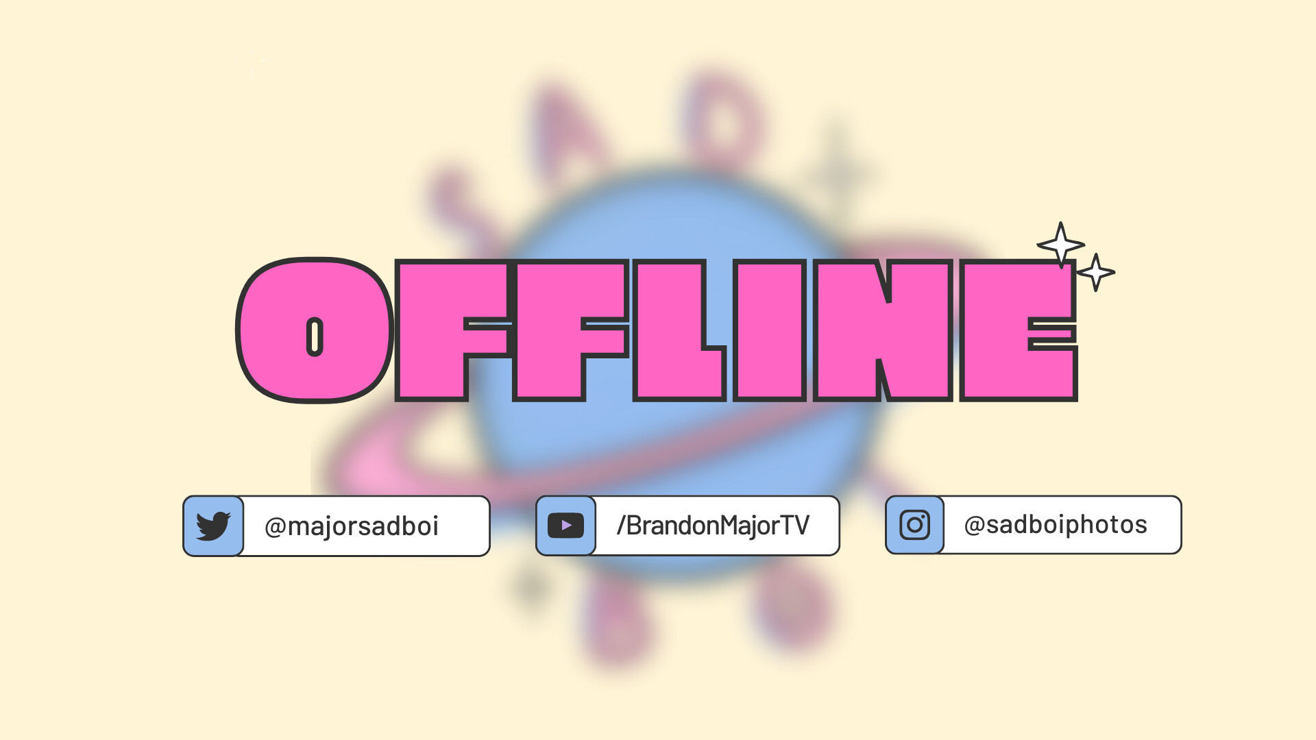 Brandon Major - Twitch Overlays