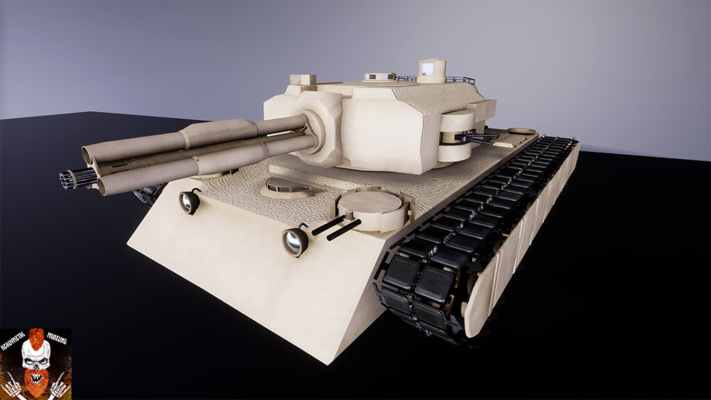 ArtStation - M1081 Gatling Tank