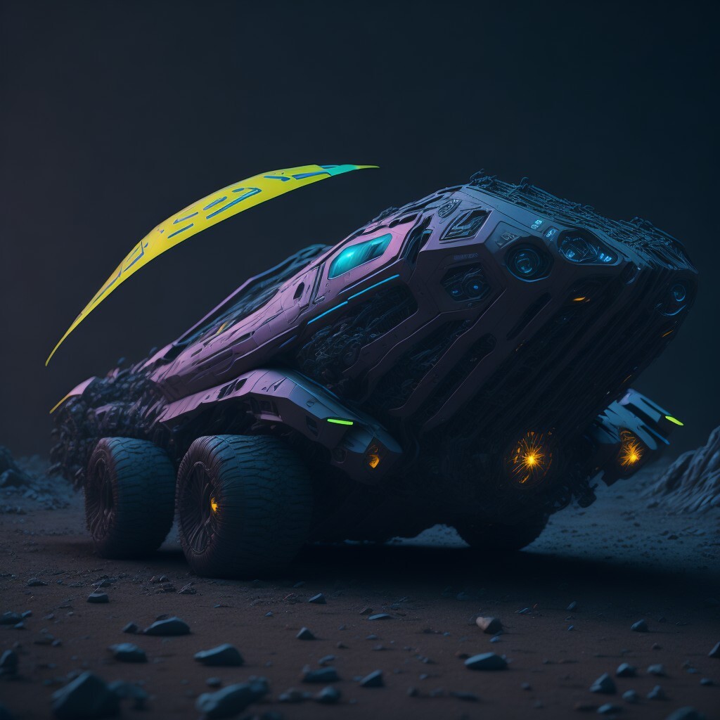 ArtStation - Futuristic Earth-alien car