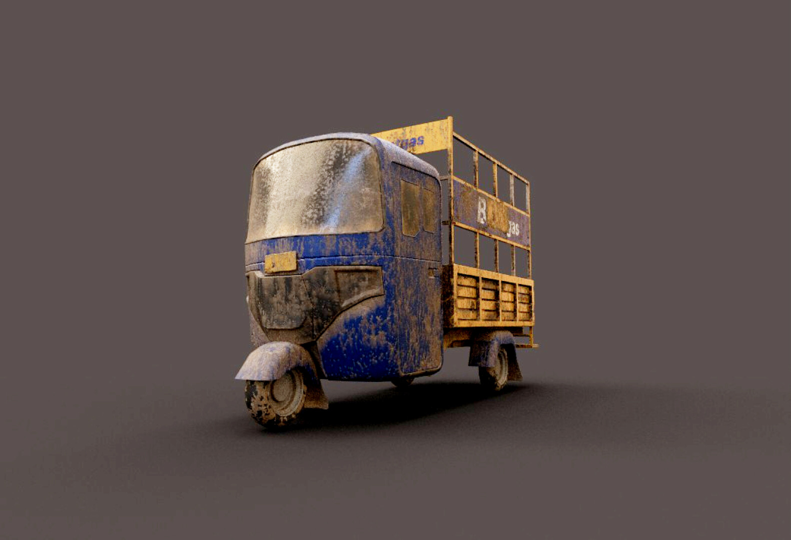 ArtStation - Mini Truck 3d Modelling and texturing