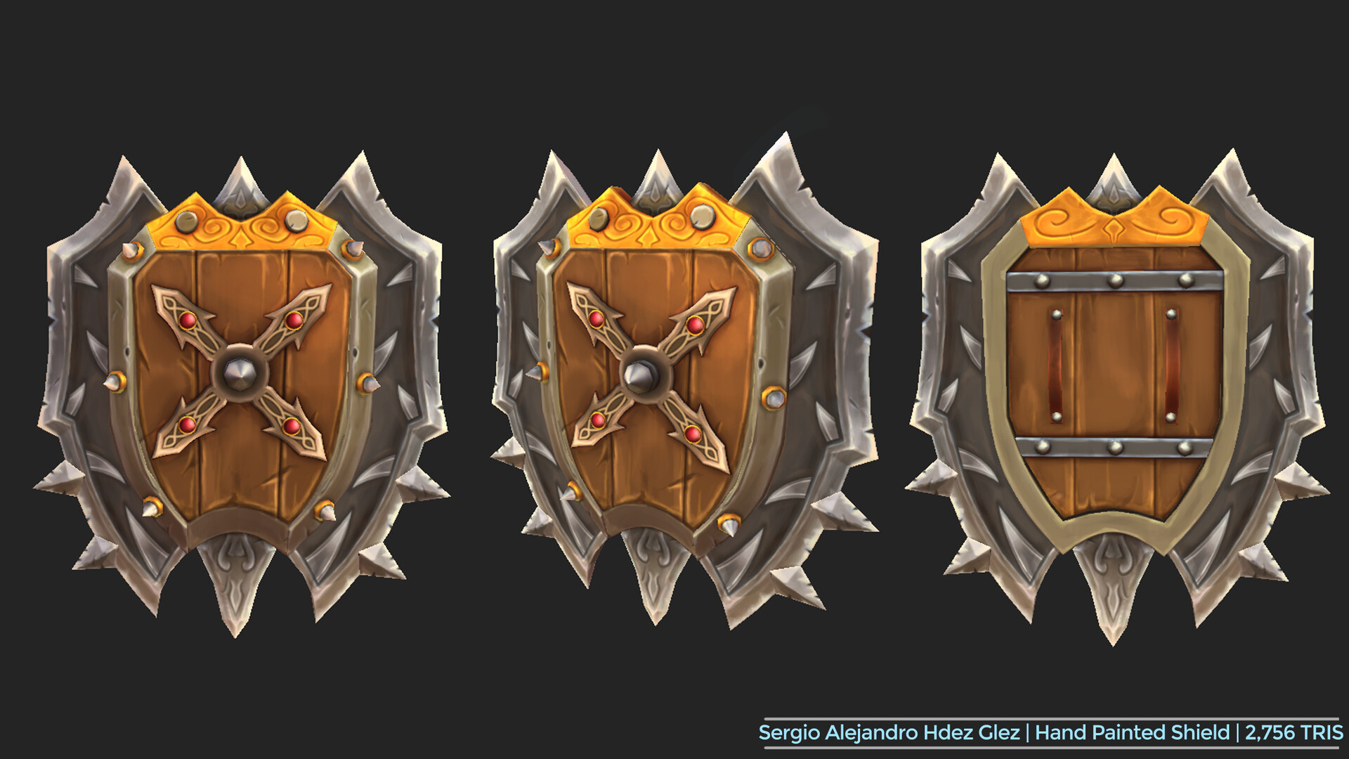 ArtStation - Hand Painted Shield