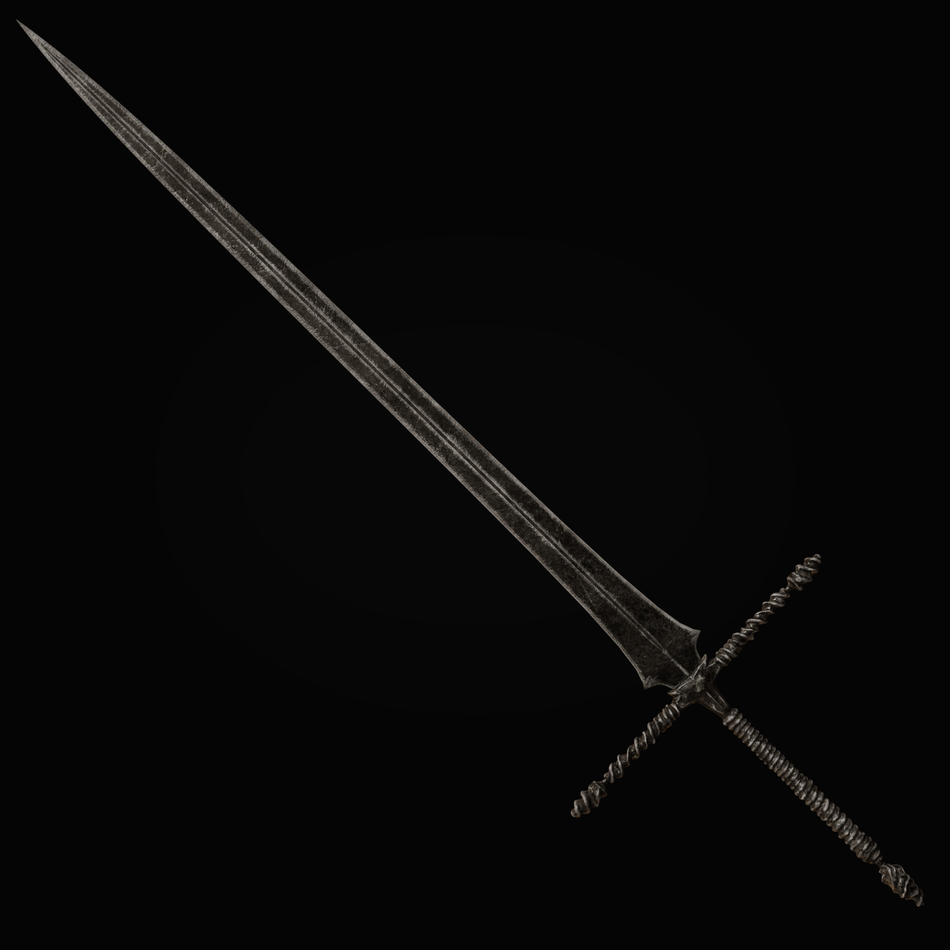 ArtStation - Black Coated Iron Greatsword