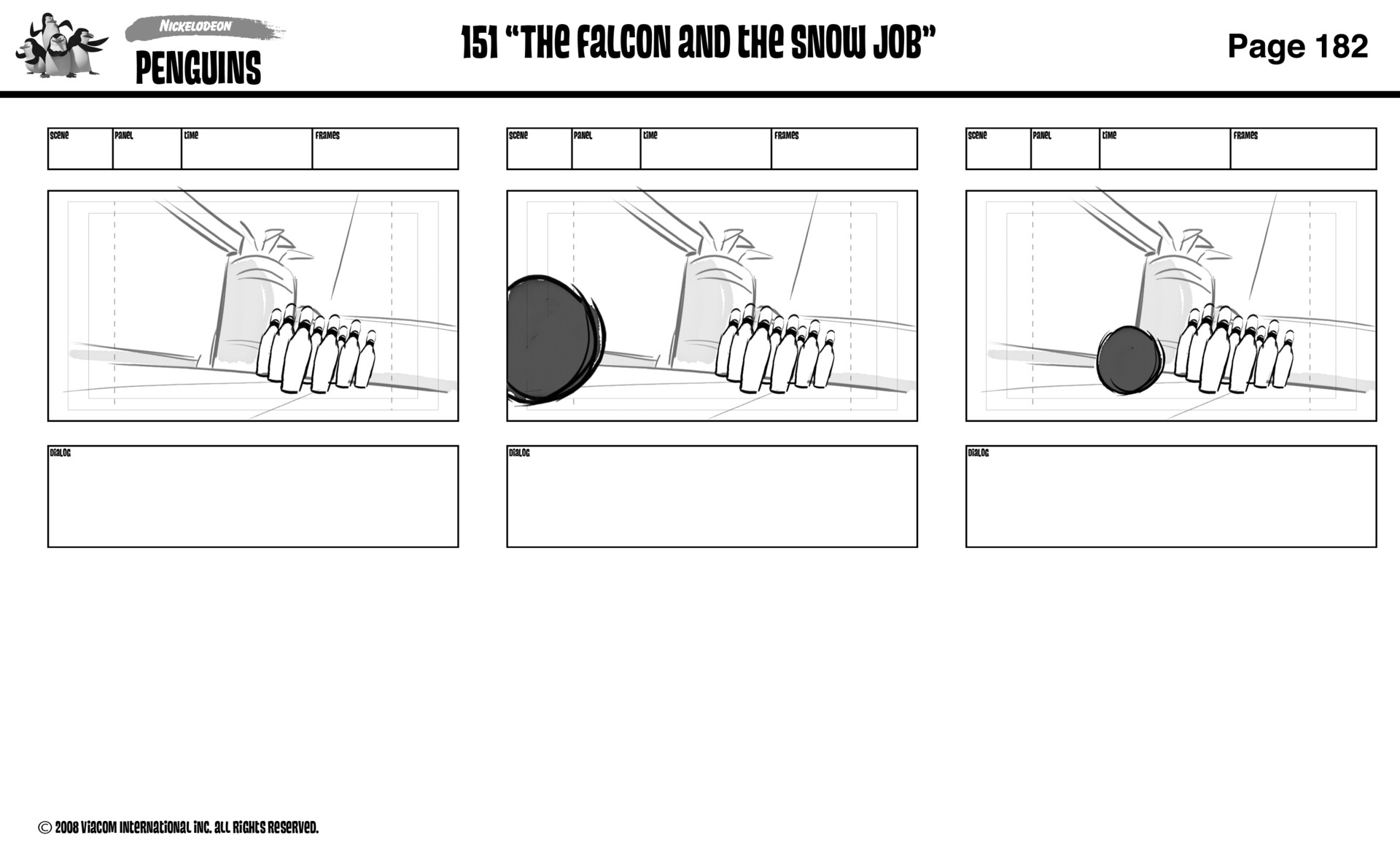 Thomas Bernardo - Storyboards - Penguins of Madagascar - The Falcon and ...