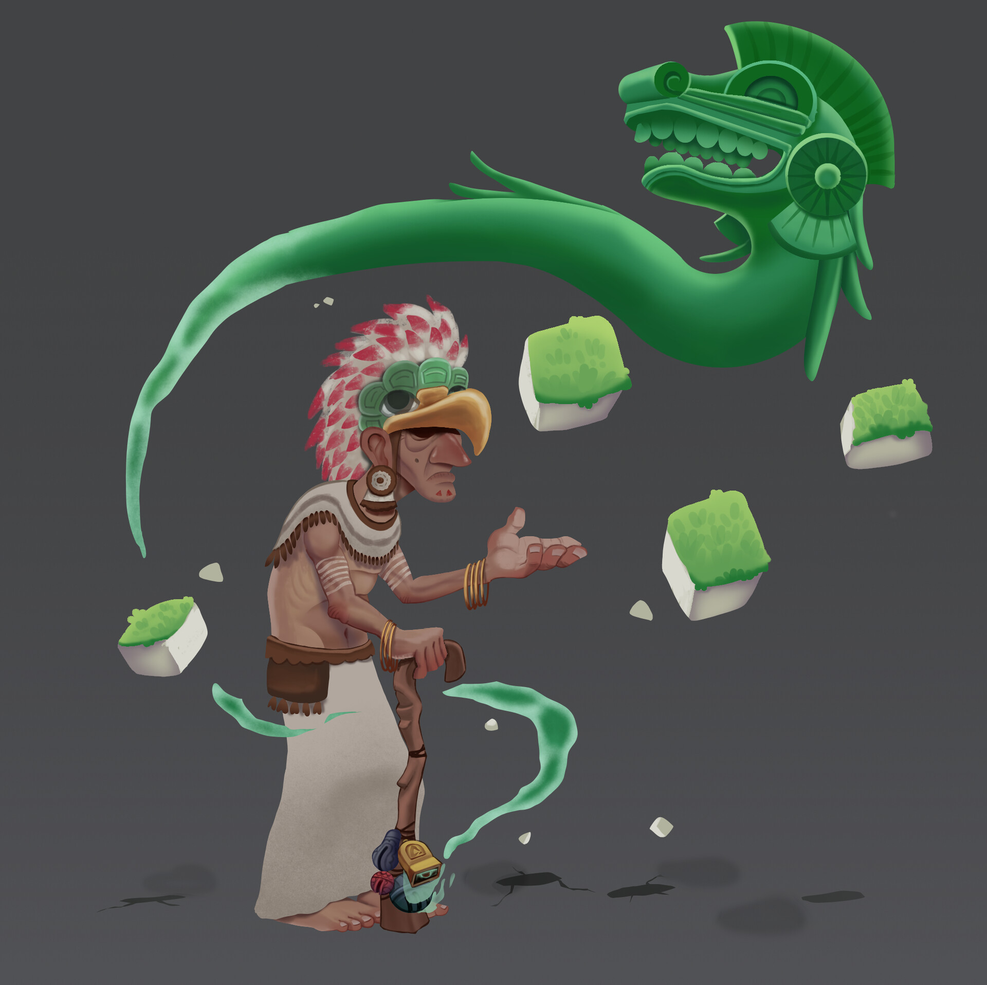 ArtStation - Aztec warriors #2