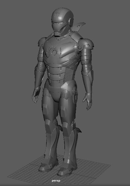 ArtStation - iron man 3d modeling character design