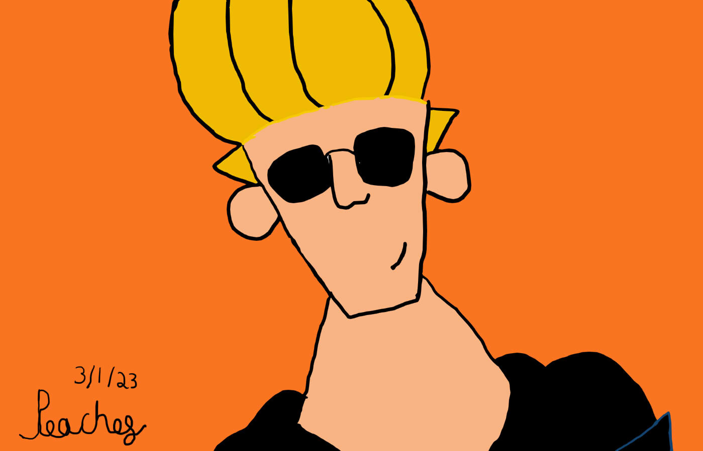 ArtStation - Johnny Bravo first attempt in my life!!!
