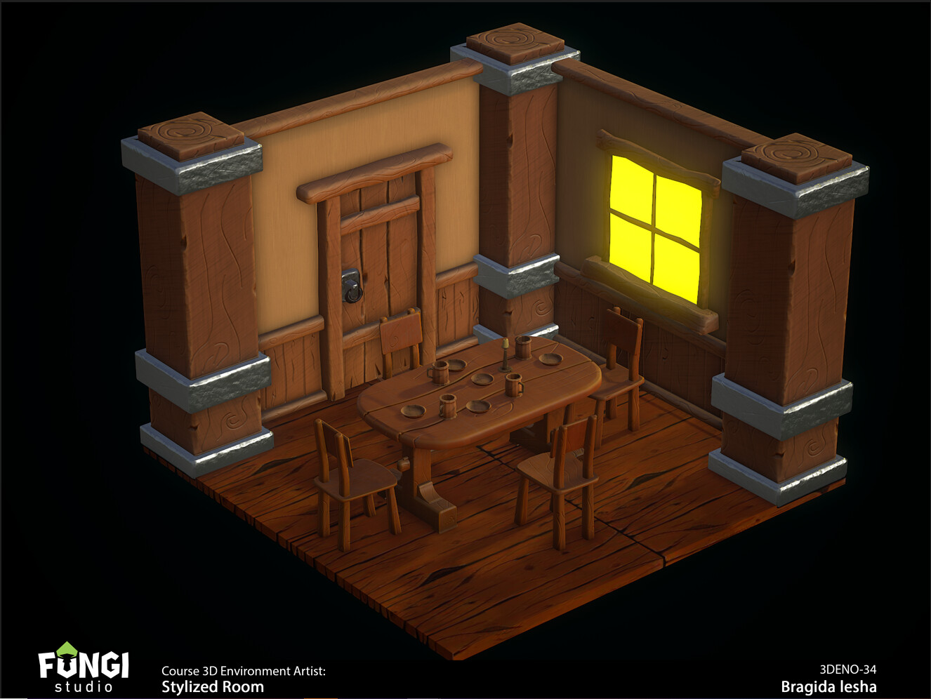 ArtStation - Stylized Room