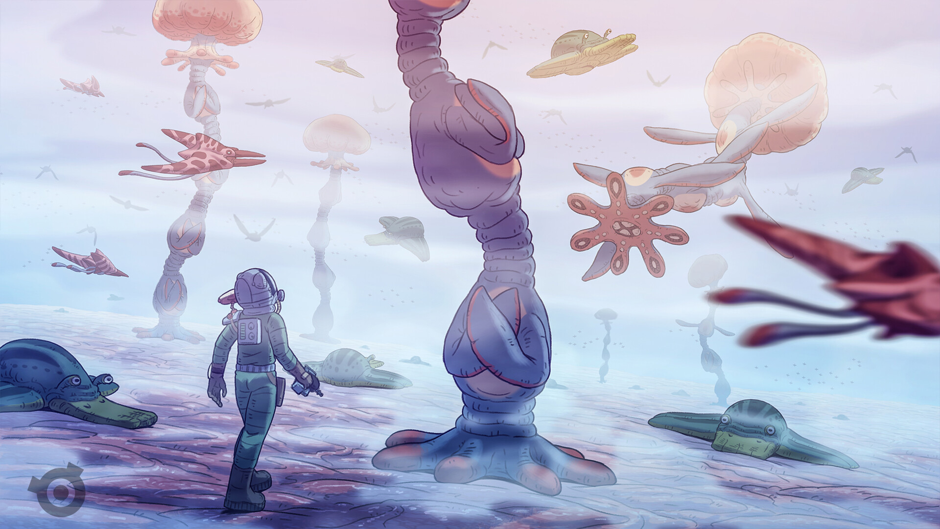 ArtStation - WEIRD PLANET VISITOR【61】