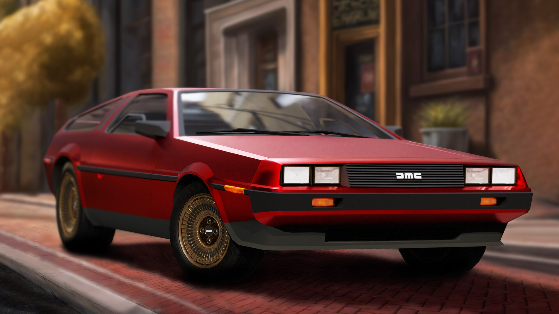 FPSunreal - DeLorean DMC - 12 RED