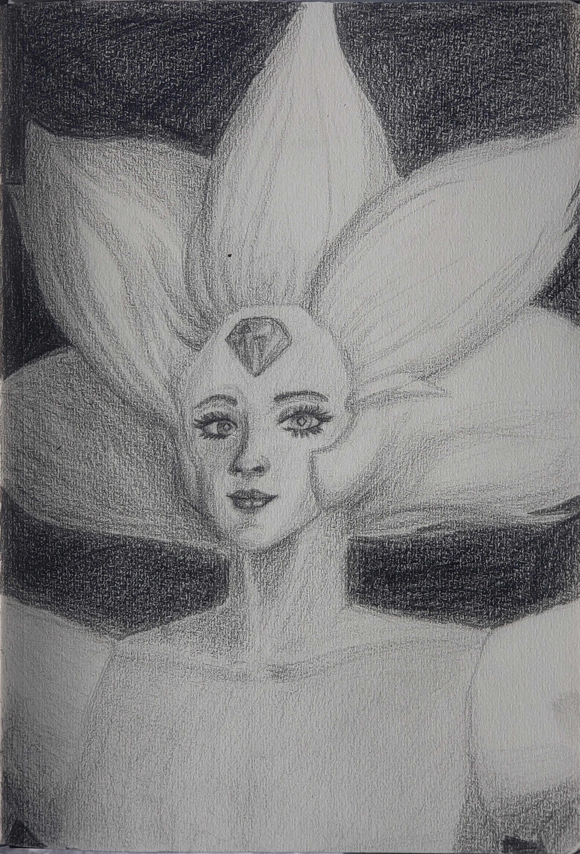 how to draw white diamond steven universe