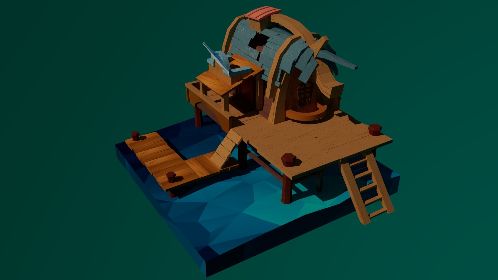 ArtStation - LowPoly House