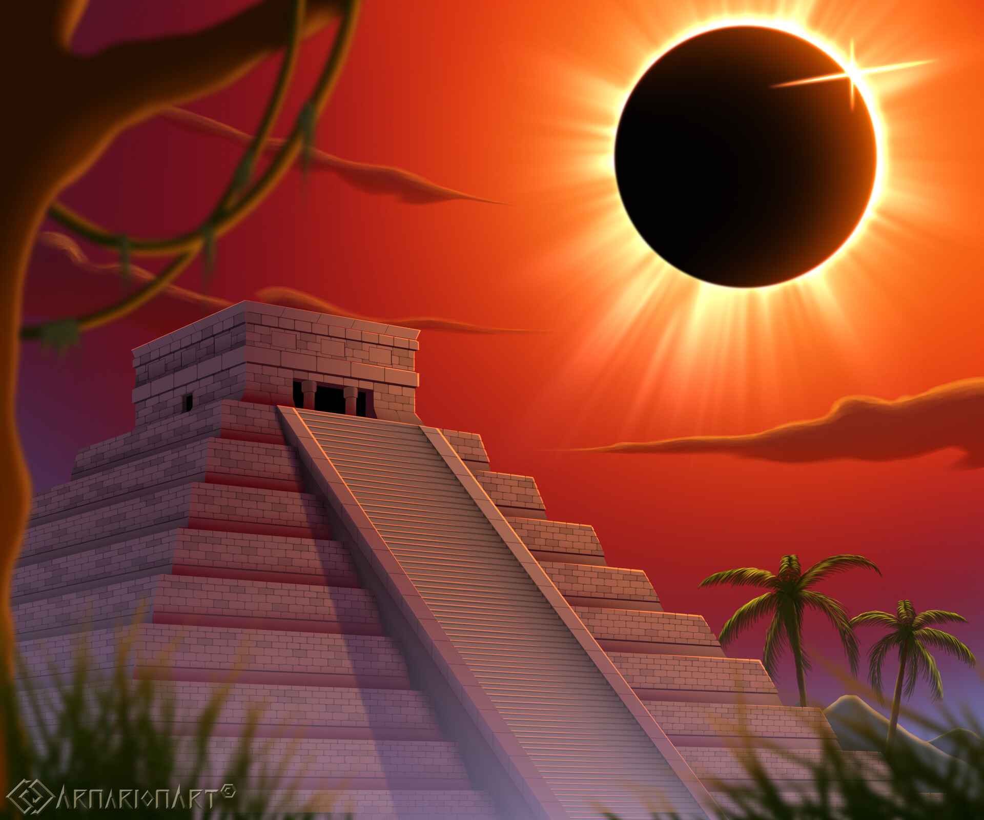 ArtStation - Mayan Pyramid