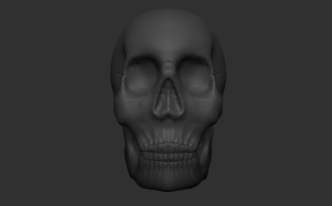 ArtStation - Skull Sculpting in Zbrush