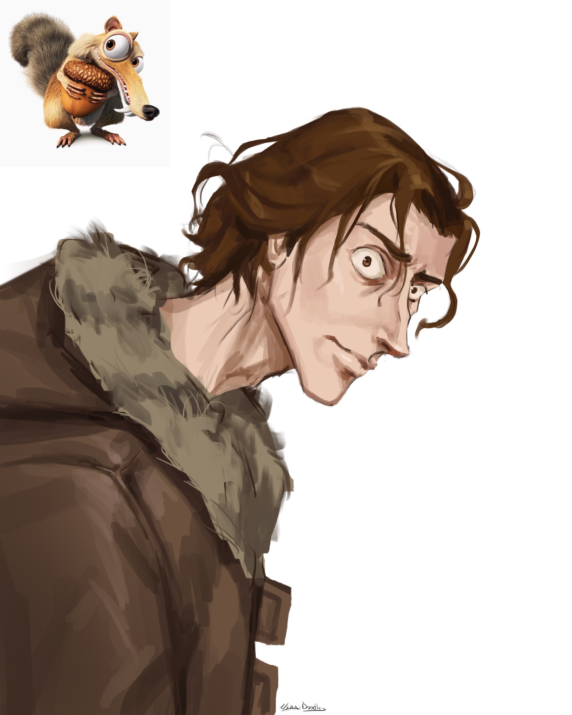 Artstation If Ice Age Characters Were Humans