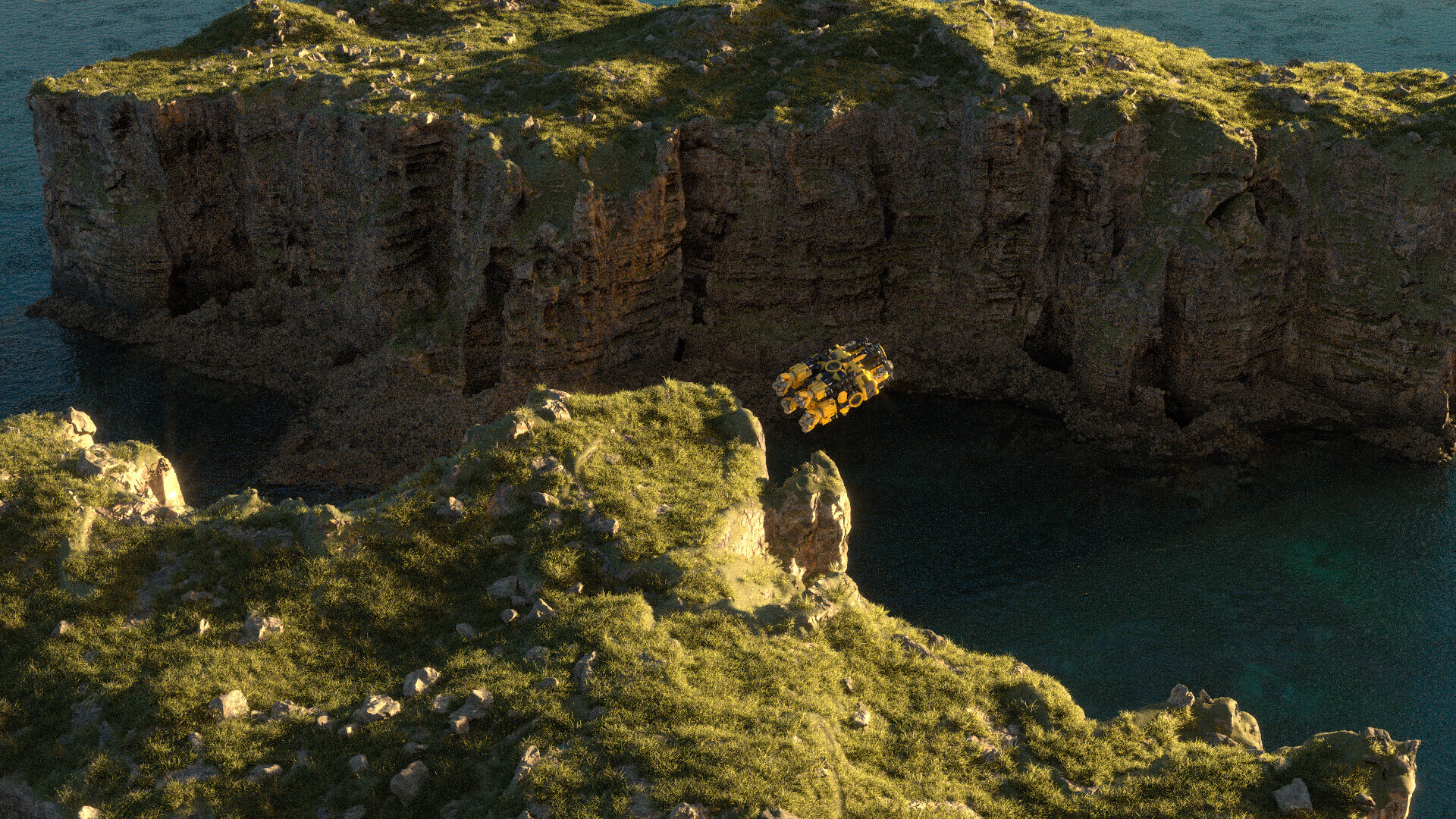 ArtStation - Environmental study in Houdini