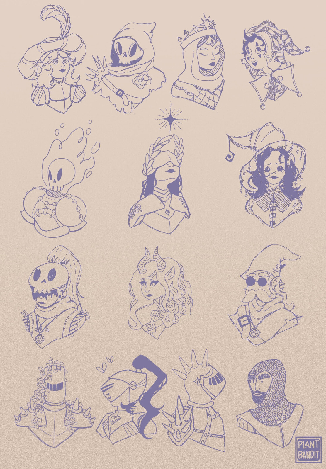 Holli Perkins - Ren Faire Sketches