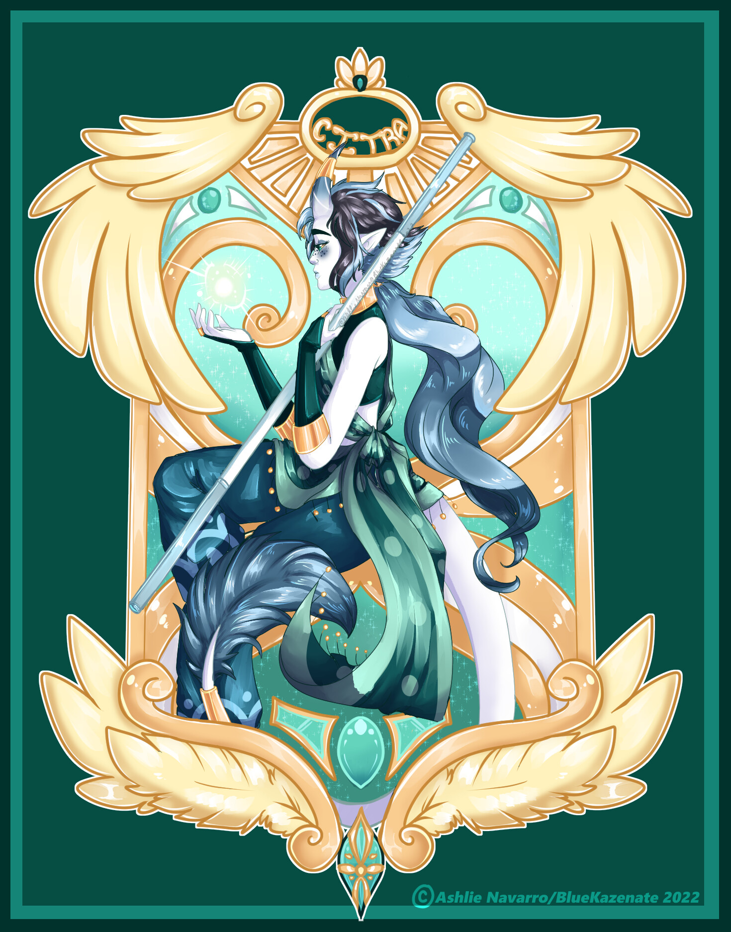 ArtStation - D6 Citra Player Character Card