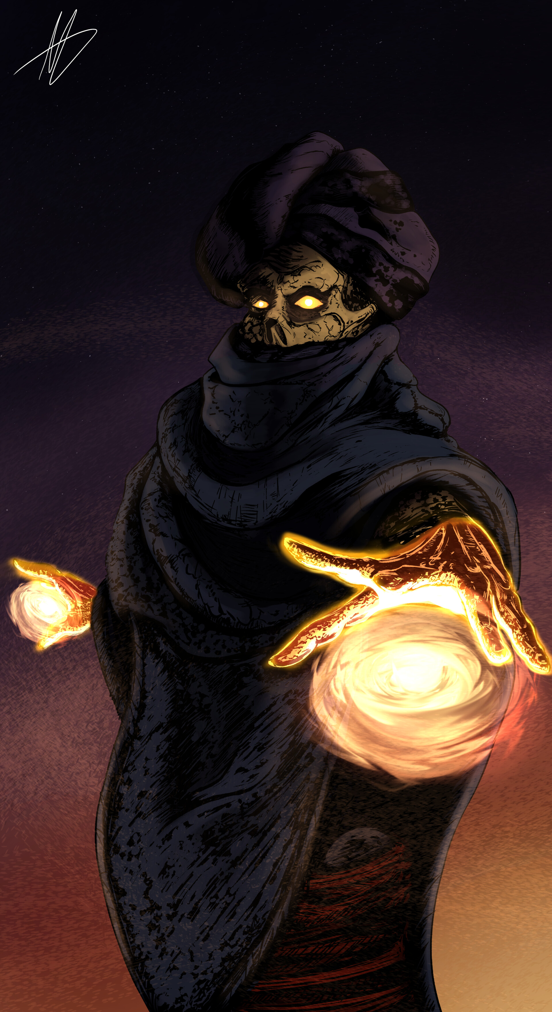 ArtStation - Deathlock | Celestial Warlock