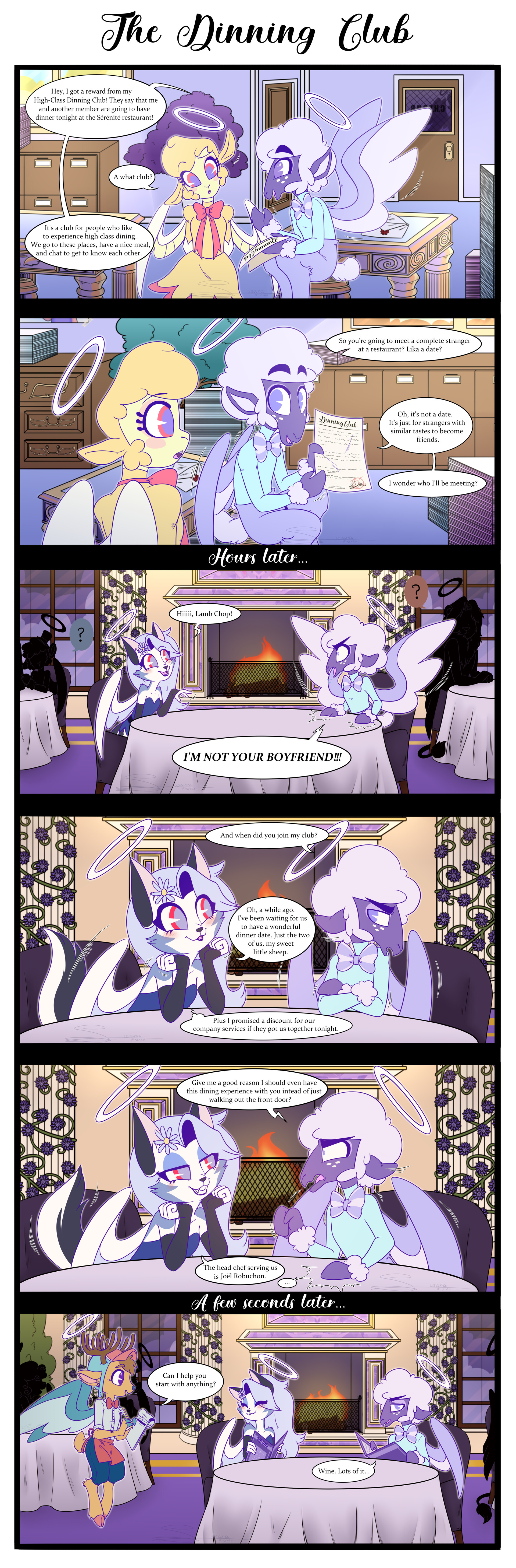 ArtStation - Commission - The Dinning Club - Comic
