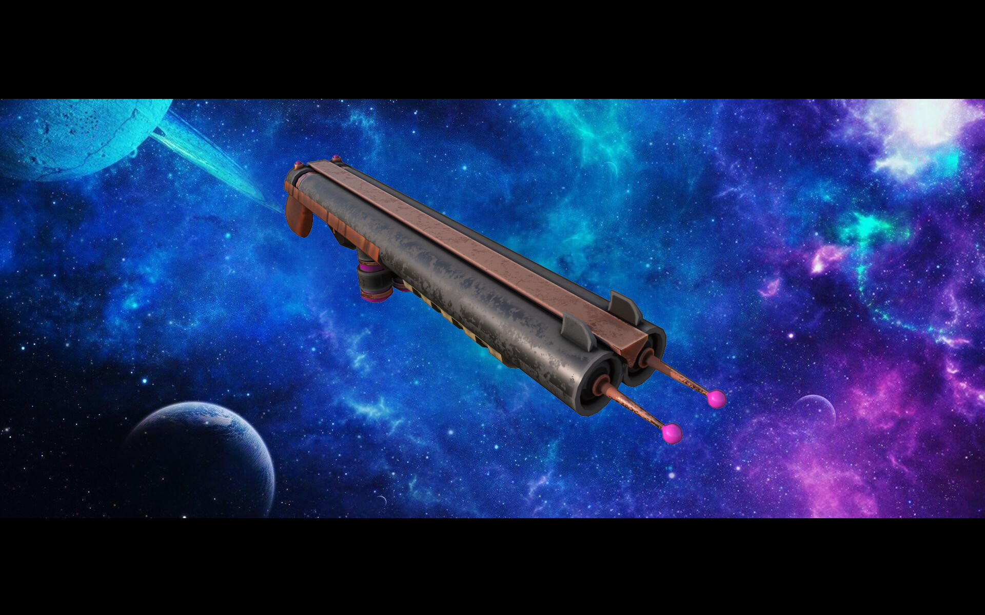 ArtStation - Laser Double-Barreled Shotgun