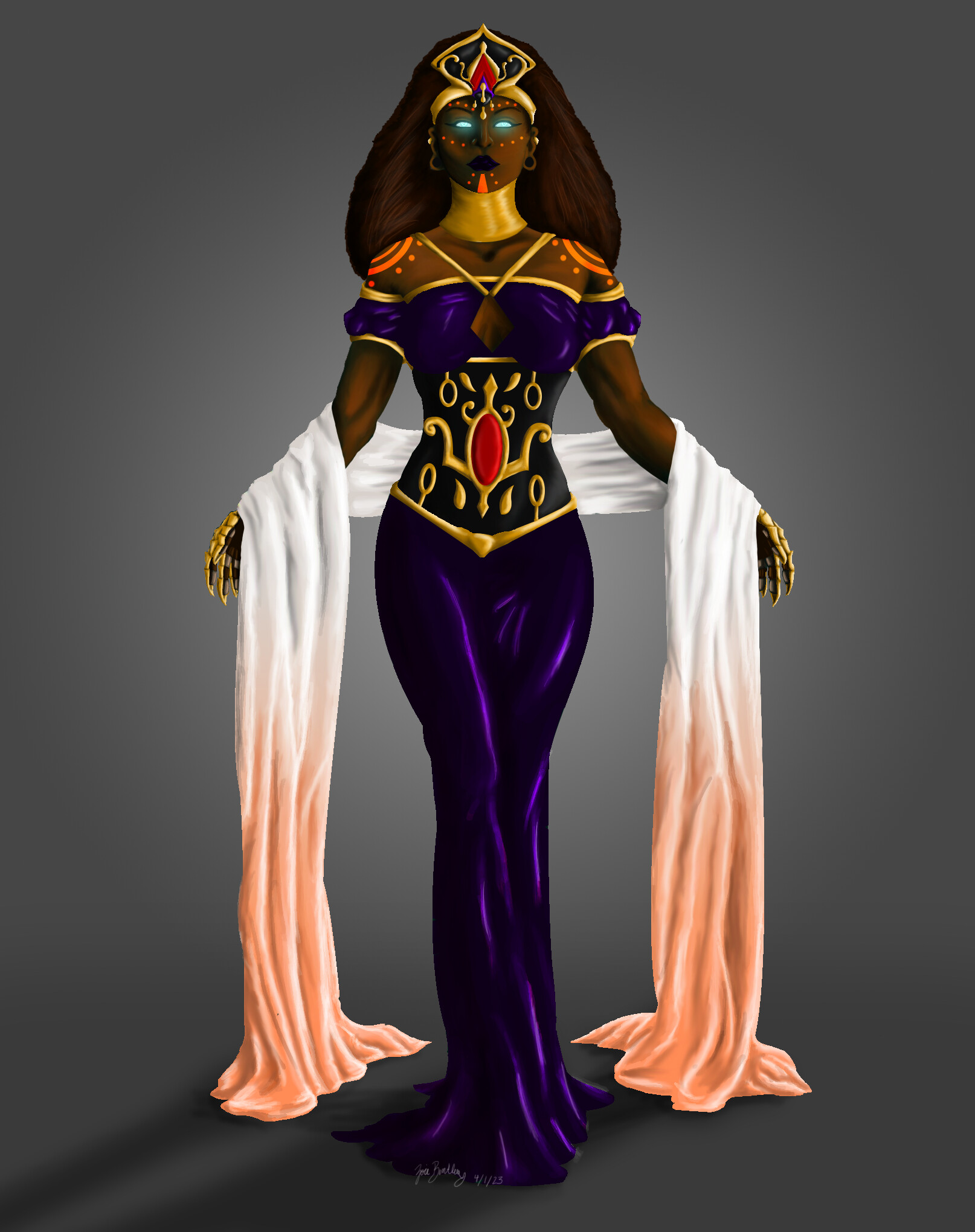 ArtStation - African Queen Concept