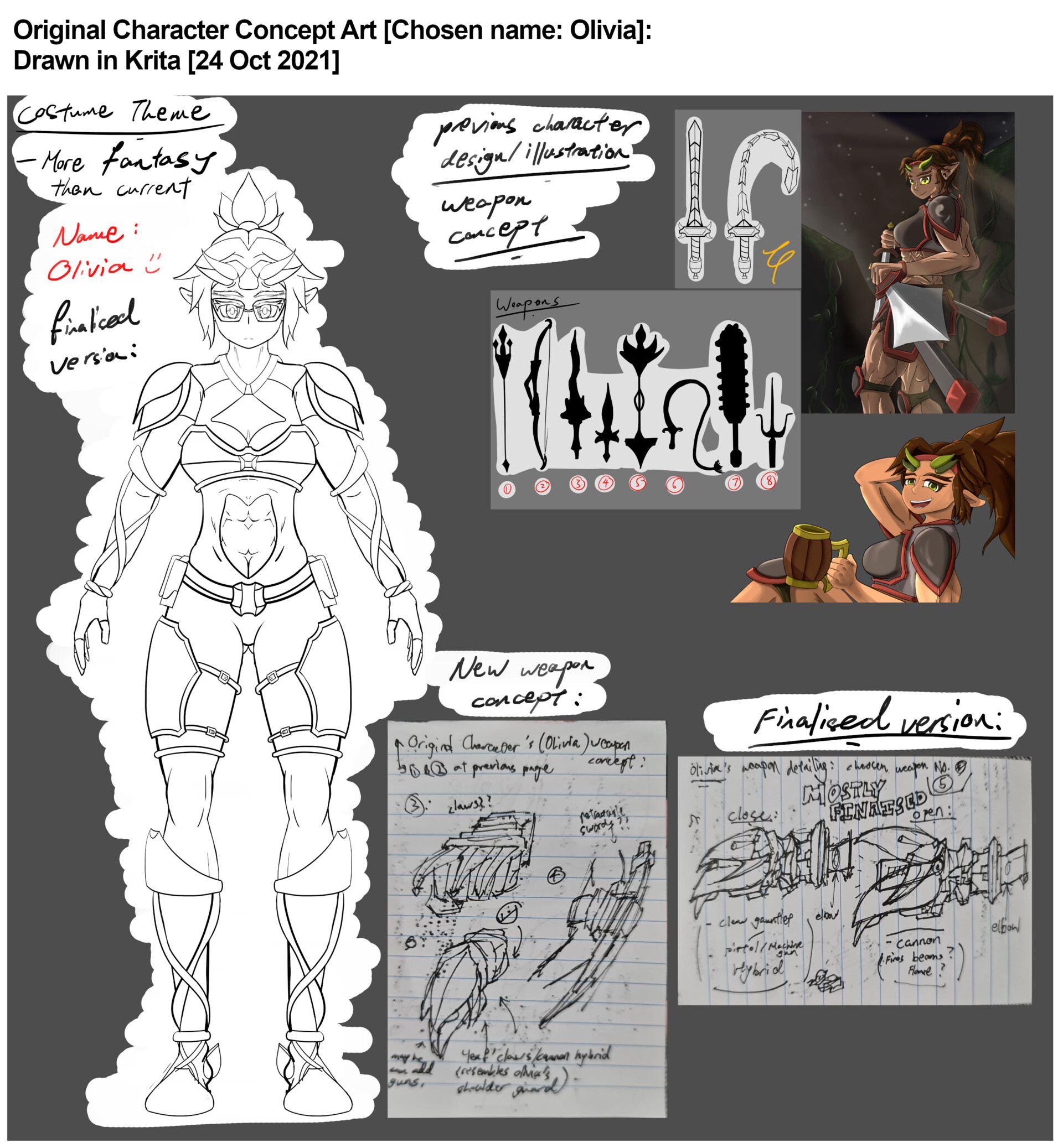 ArtStation - Olivia 2022 Concept Art