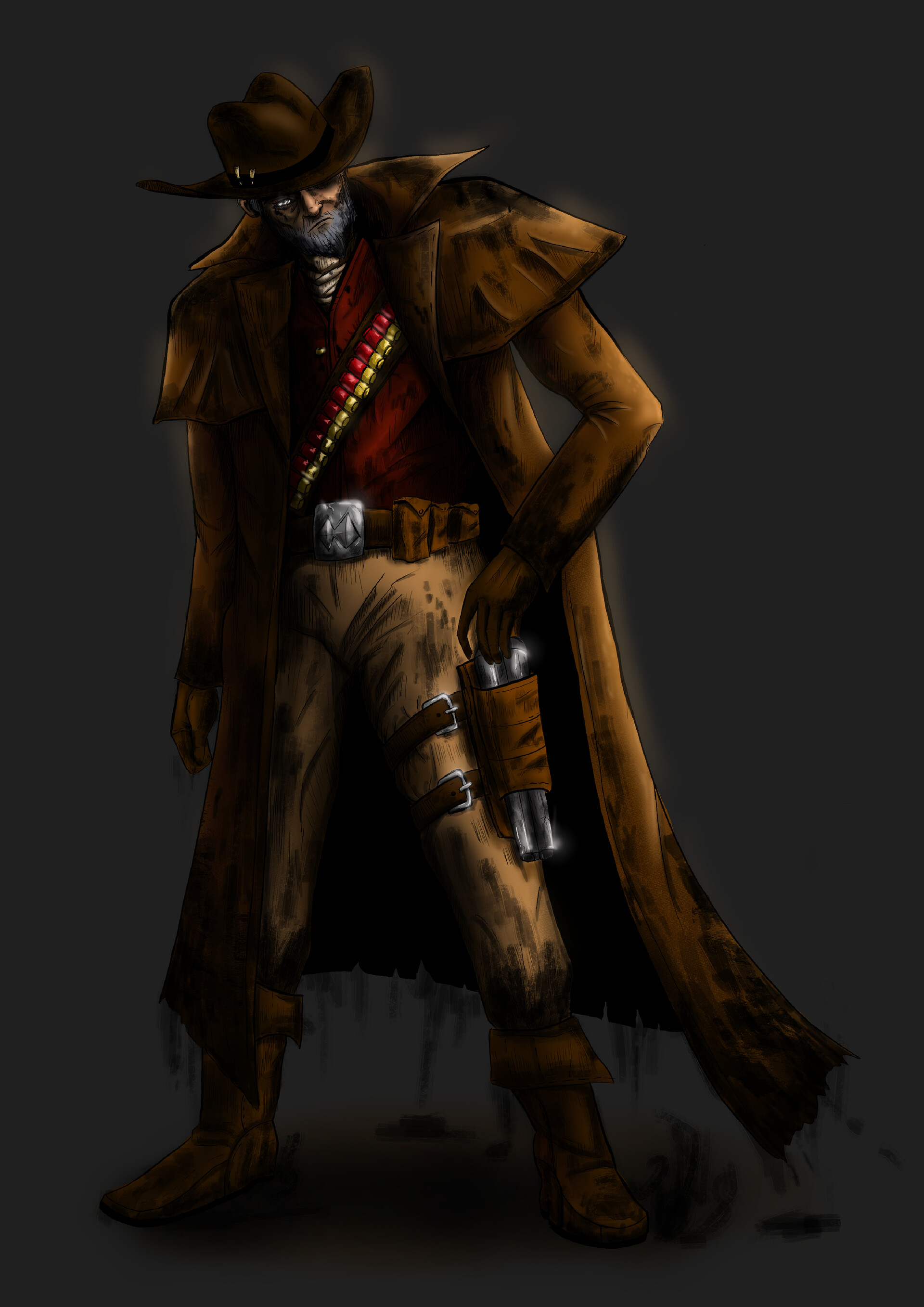 ArtStation - Ashes covered cowboy adventure, Mason Jaw